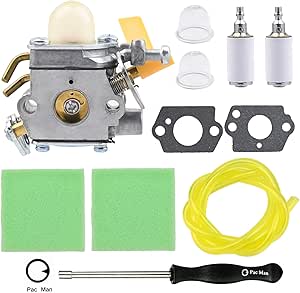 Amazon.com: Bynor CS26 Carburetor for Ryobi Homelite SS26 SS30 CS30 25cc 26cc 30cc Trimmer ...