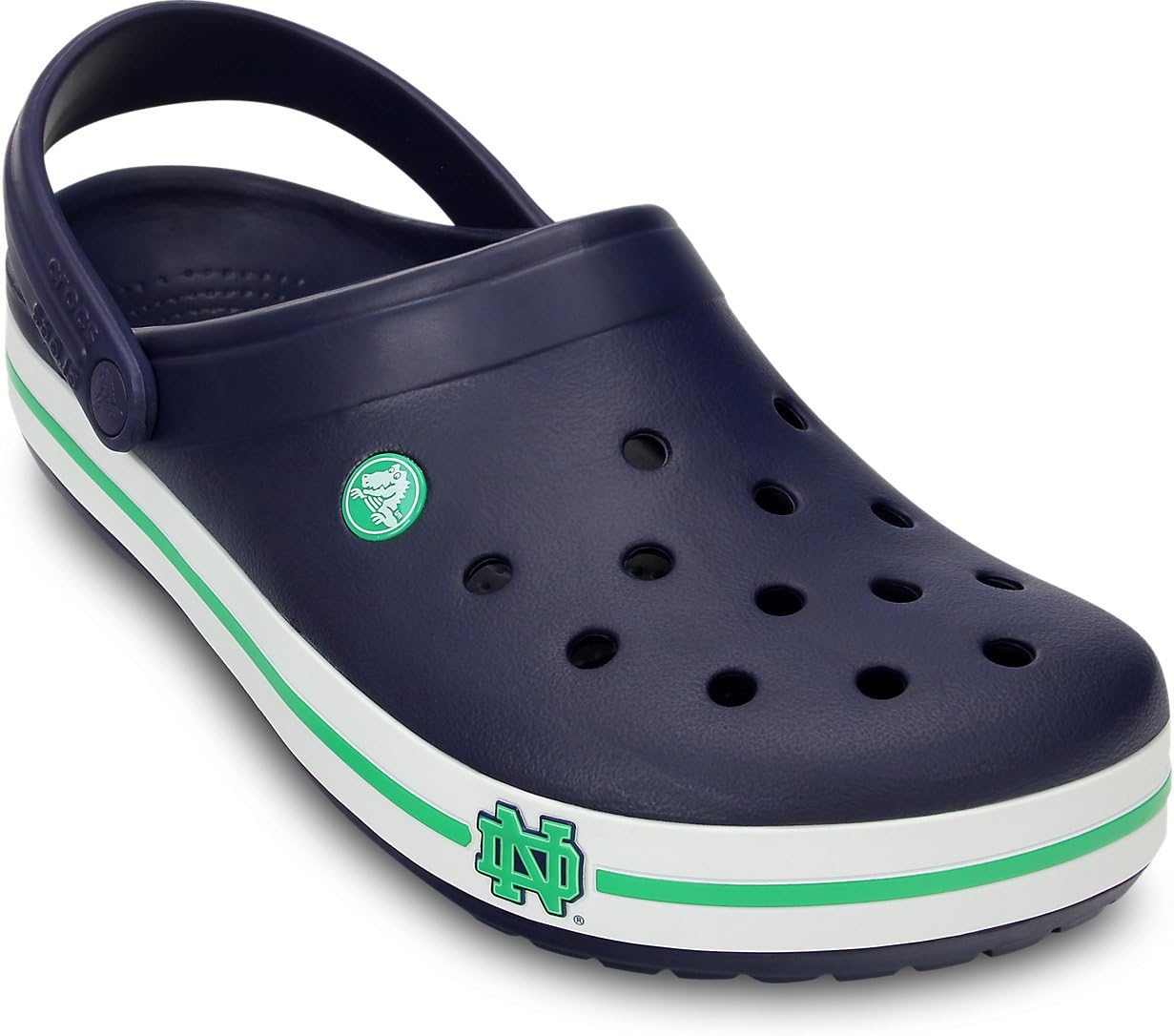 Amazon.com: Crocs - Unisex Crocband Notre Dame Clog : Clothing, Shoes ...