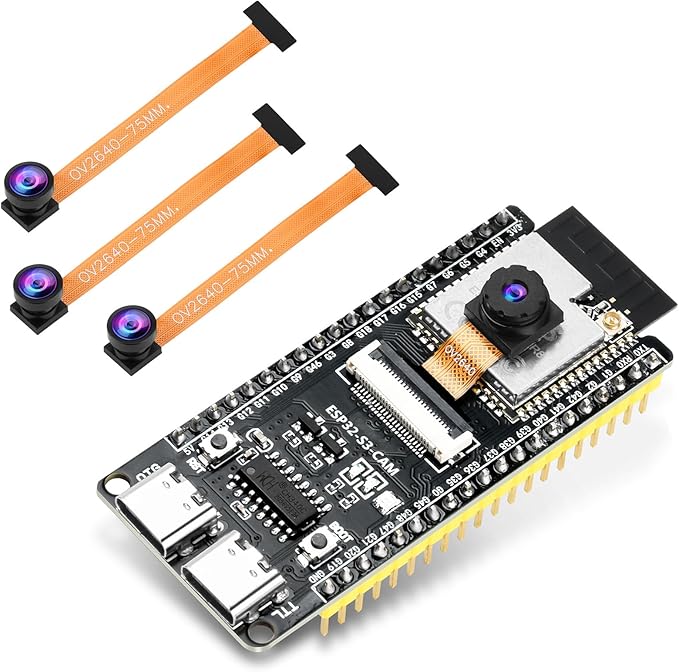 Amazon.com: 3Pcs OV2640 Camera 160°I2C Wide-Angle Lens 2 Megapixel ...