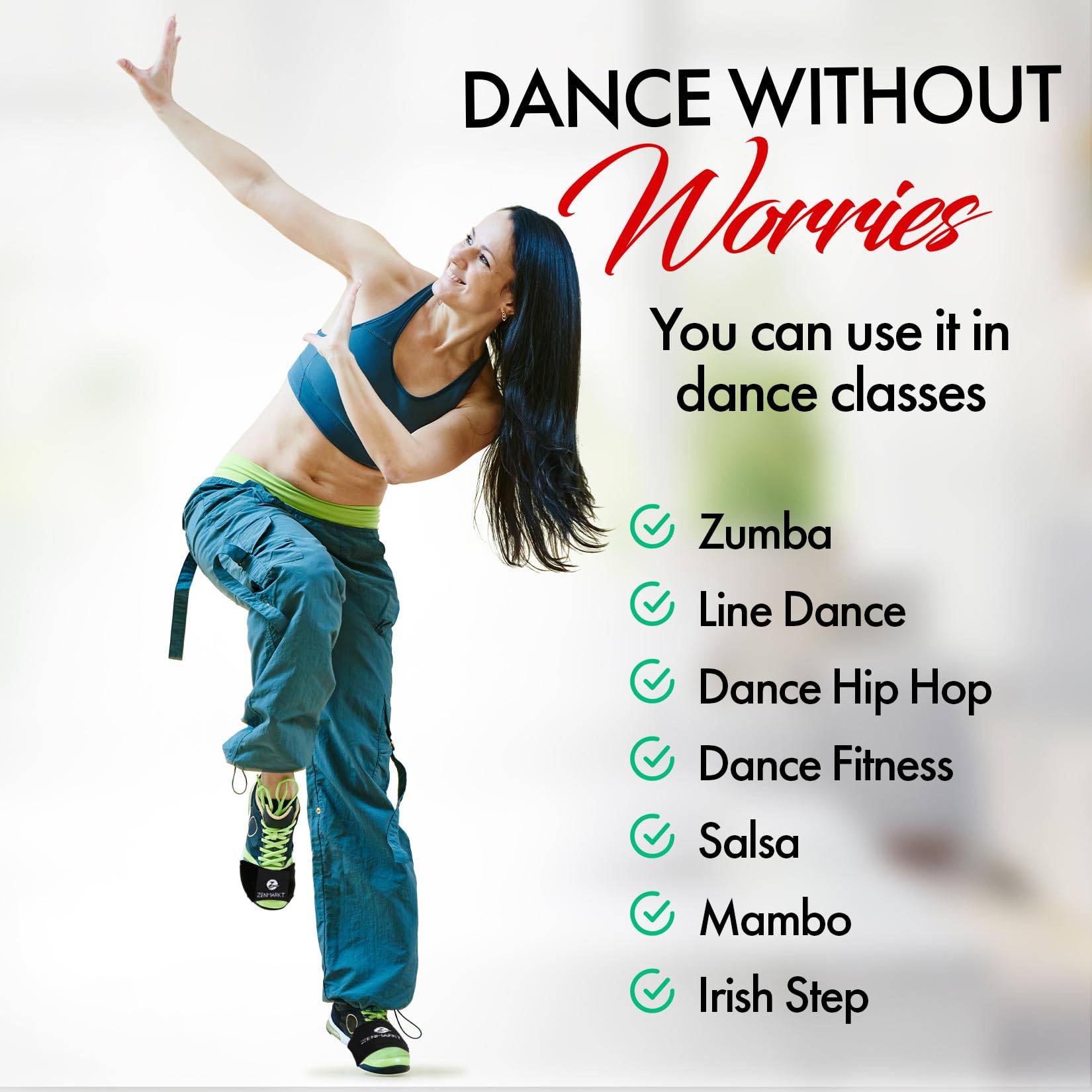 Snapklik.com : Dance Shoe Socks - Pivot Freely And Safely Twist On ...