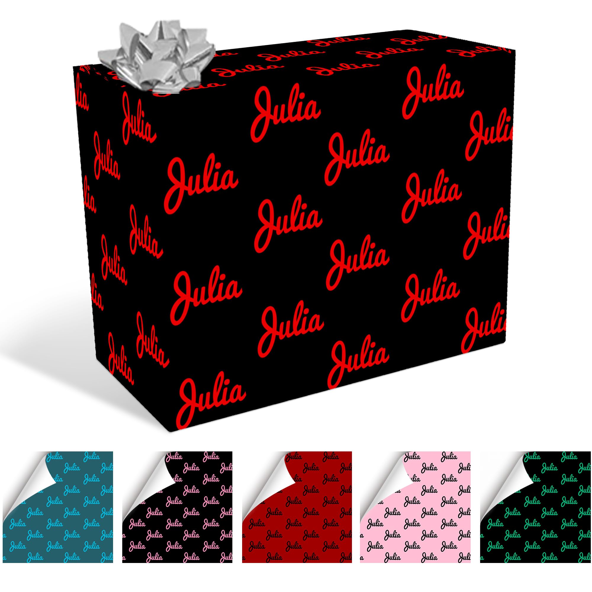 Amazon.com: YESCUSTOM Personalized Name Wrapping Paper, 58"x23" Custom ...