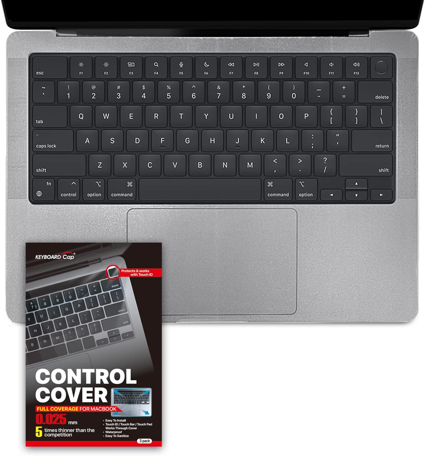 Amazon.com: Fully Covered Keyboard Cap Keyboard Cover for Apple MacBook ...