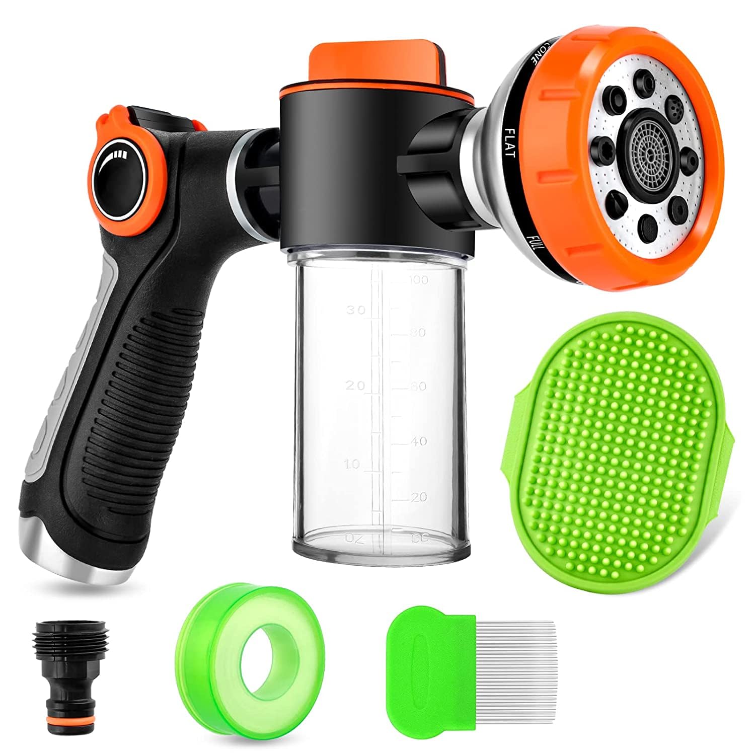 Snapklik.com : Pup Jet Dog Washing Hose Attachment Garden Hose Nozzle ...
