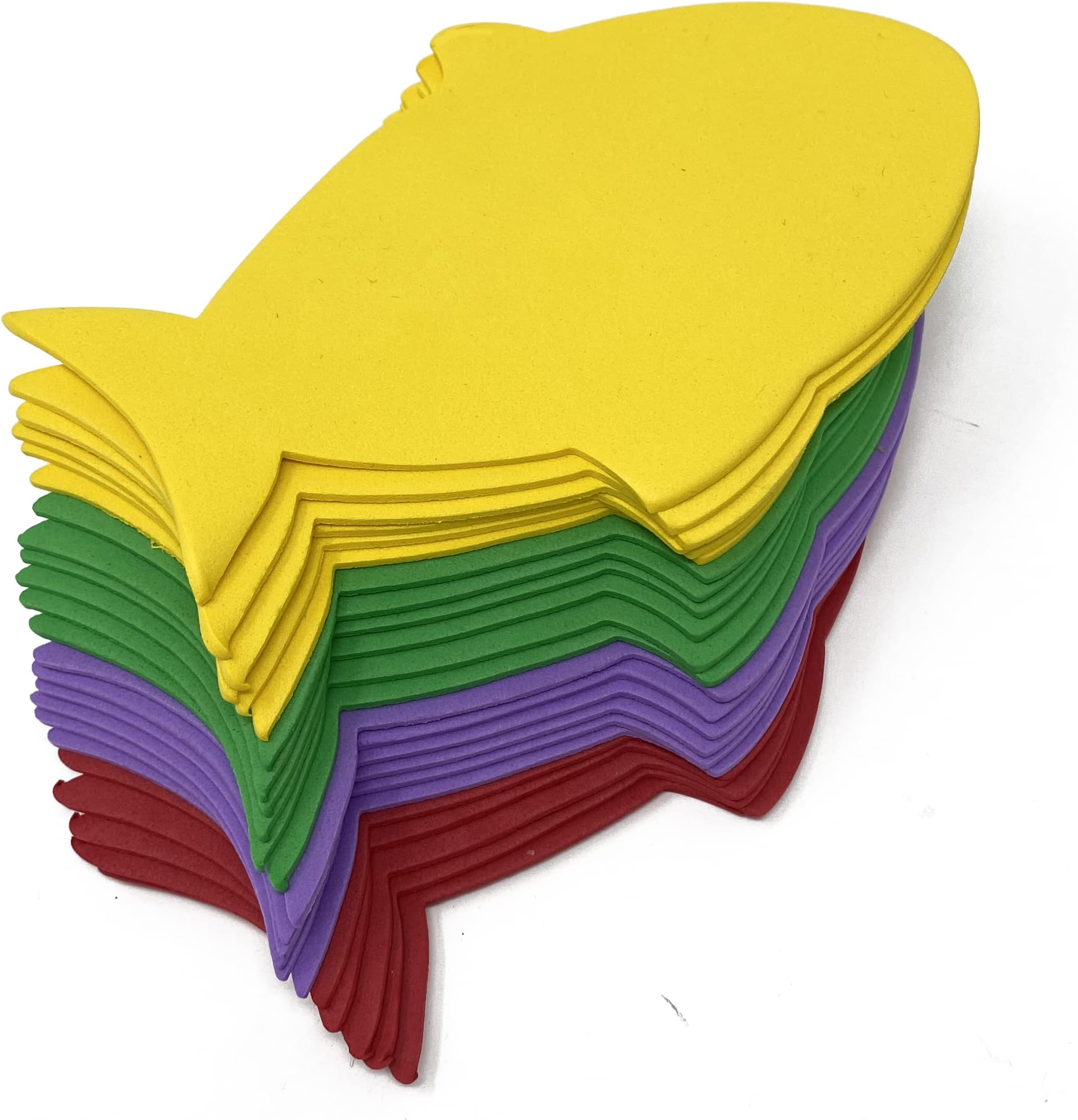 Amazon.com: 5.5” Fish Foam Assorted Color Creative Cut-Outs, 15 Cut ...