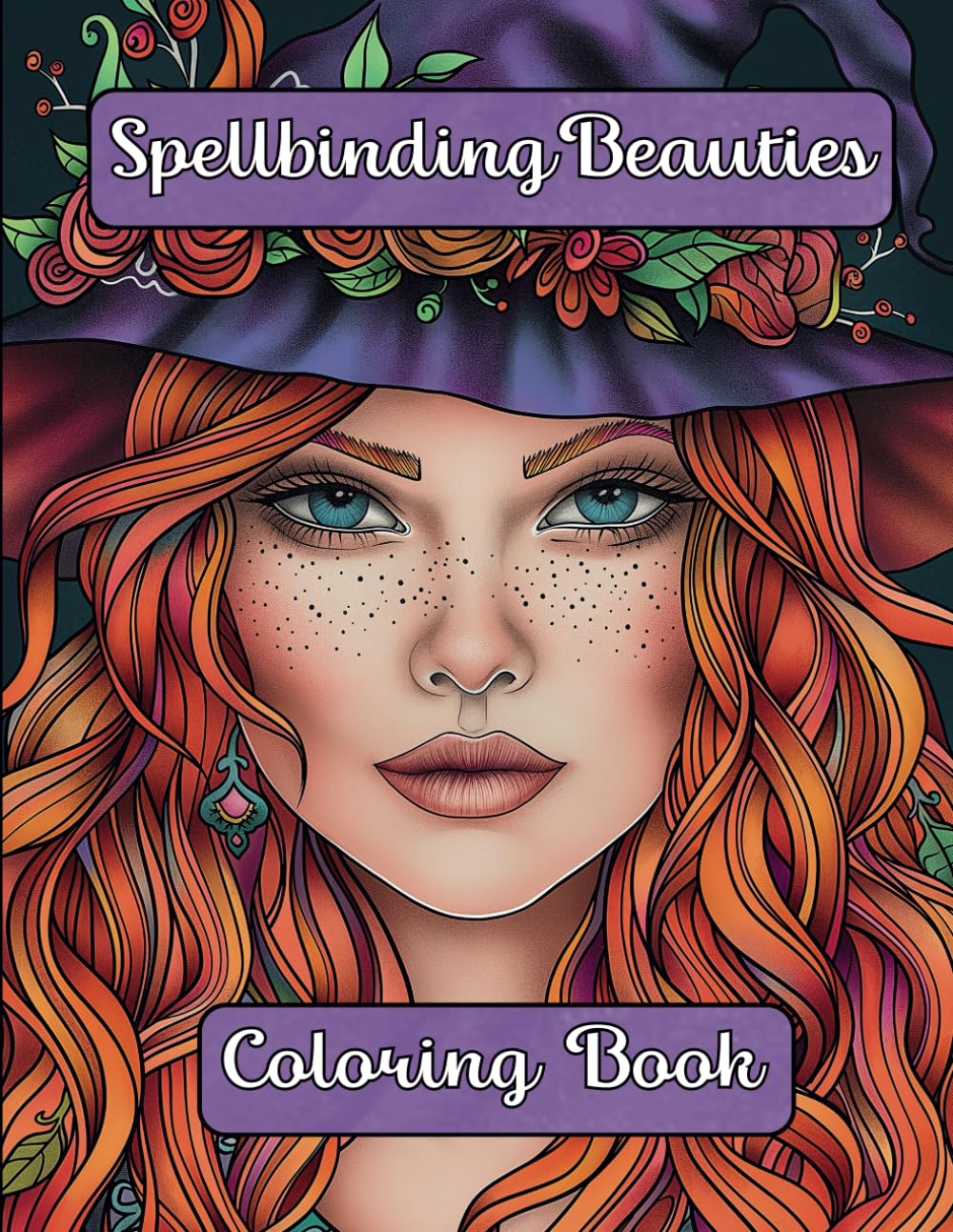 Amazon.com: Spellbinding Beauties Coloring Book of Beautiful Witches ...