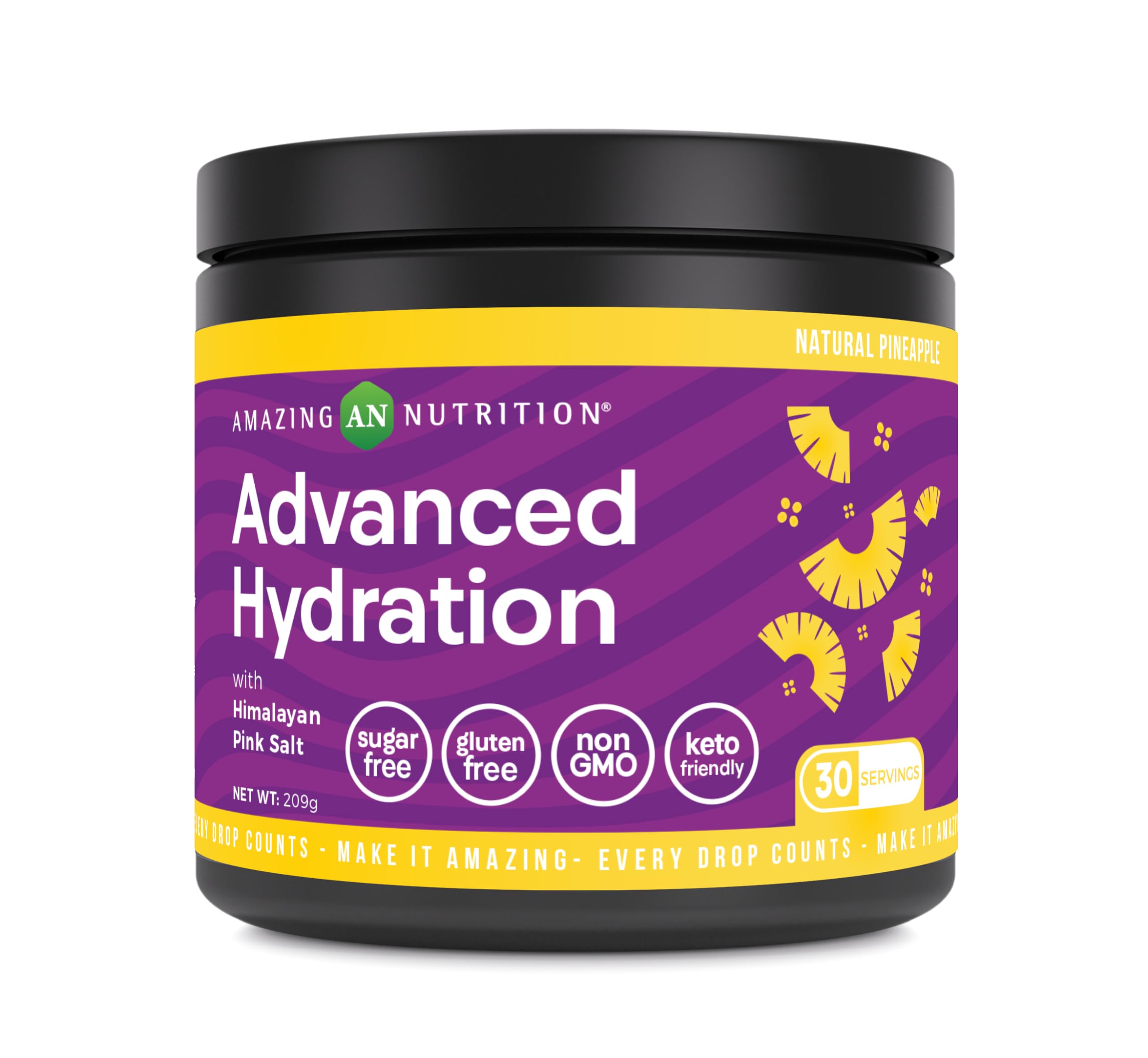 Amazon.com: Amazing Nutrition Advanced Hydration, Electrolyte Powder 30 ...