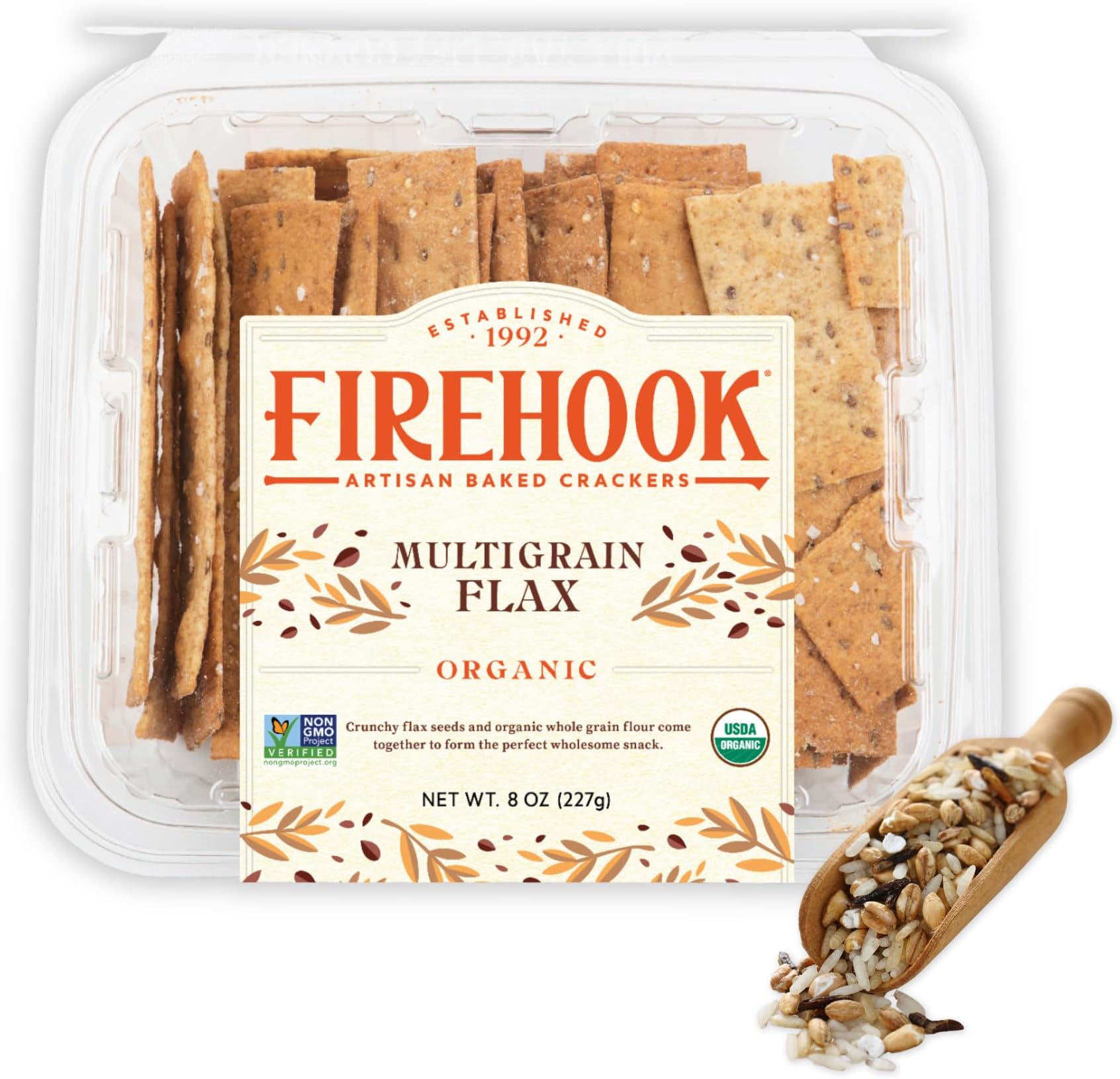 Amazon.com: Firehook Sea Salt Crackers – Artisan Baked, Uniquely ...