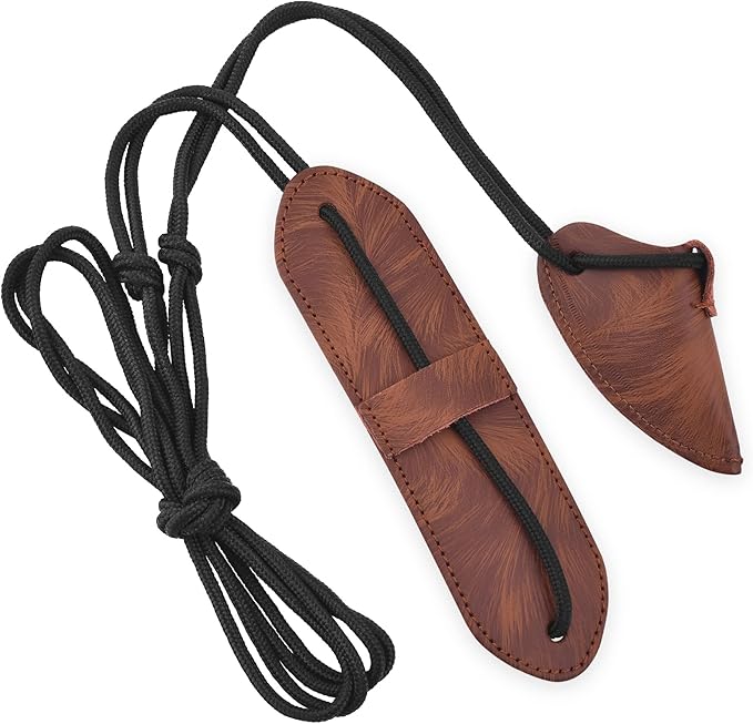 Amazon.com : TURO SPORTS Leather Recurve Bow Stringers- Traditional Bow ...
