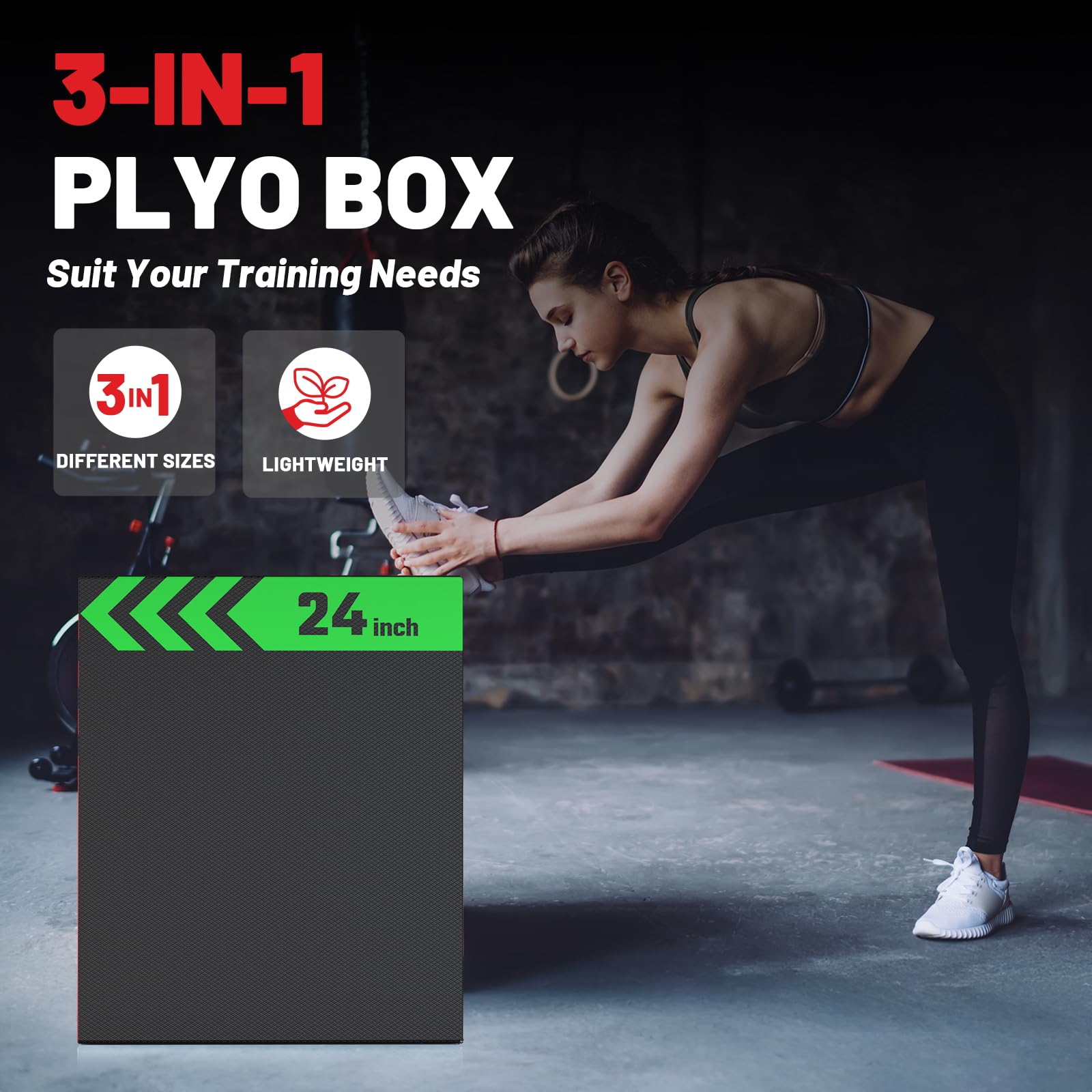 Snapklik.com : Papababe 3-in-1 Plyometric Box Multi-use Jumping ...