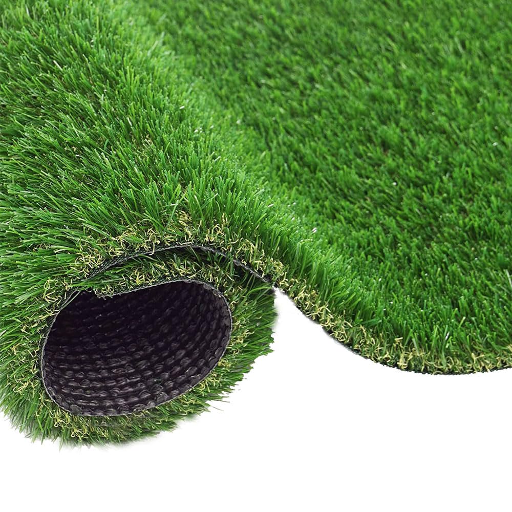 GLIWEN Artificial Grass Turf Lawn 1.38" Indoor Outdoor Garden Balcony ...