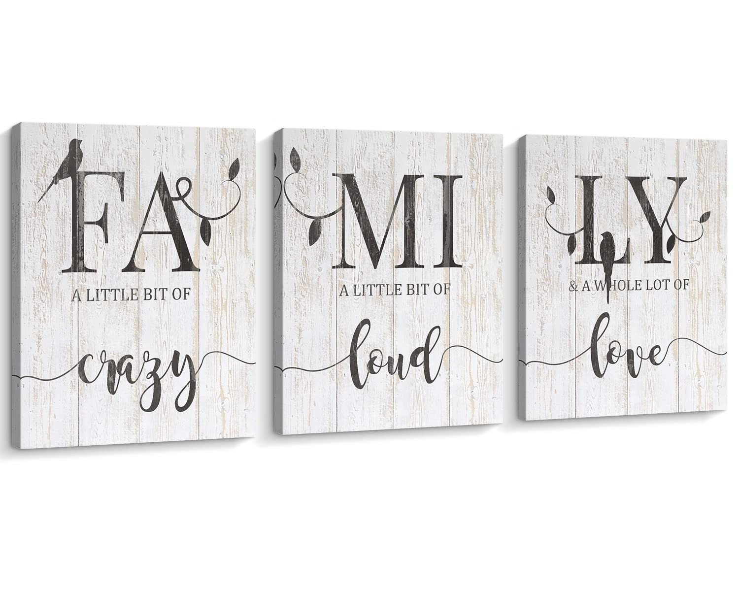 Amazon.com: ARTINME Decorative Farmhouse Home Wall Decor Set of 3 ...