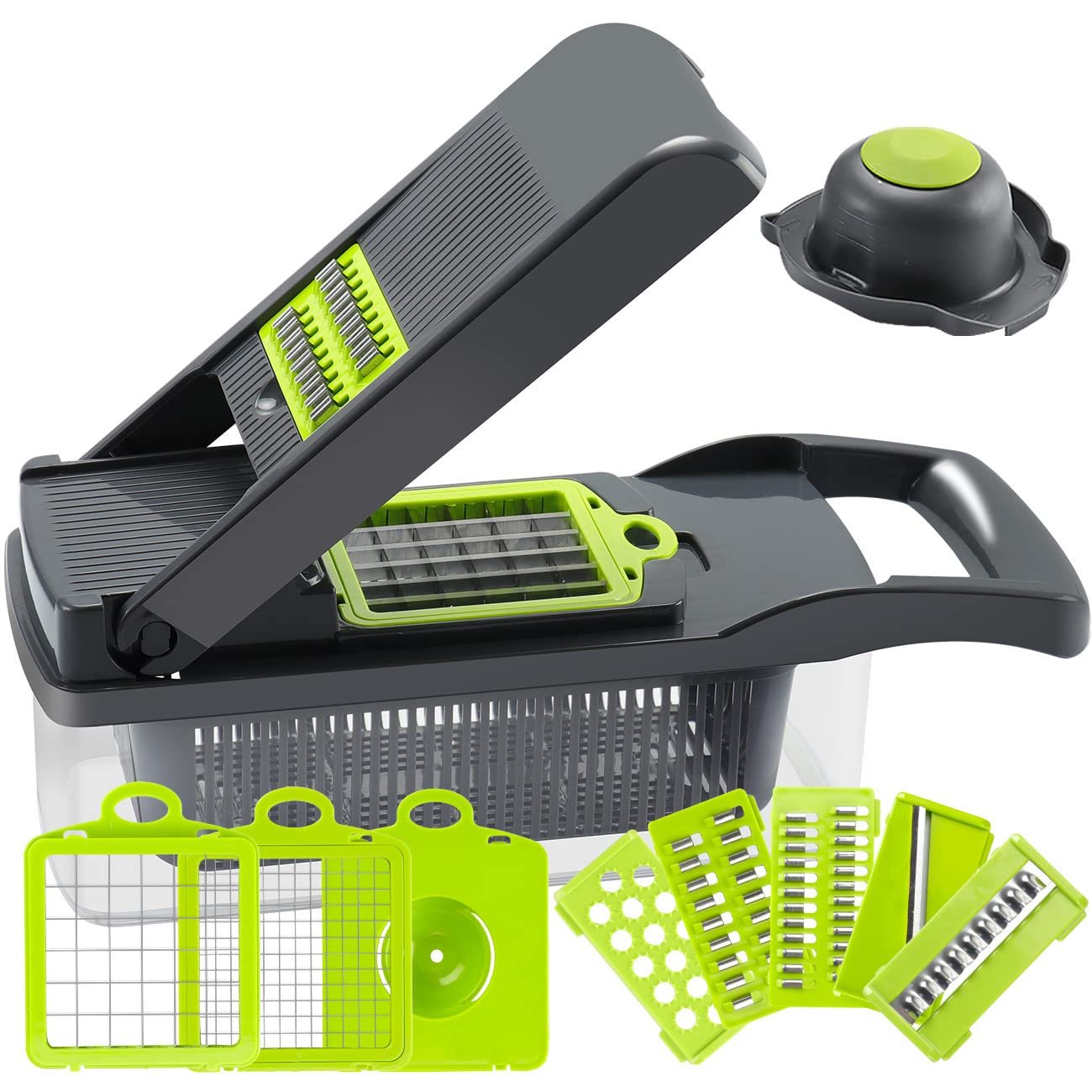 Vegetable Chopper, Cambom Onion Chopper Mandoline Slicer Dicer with ...