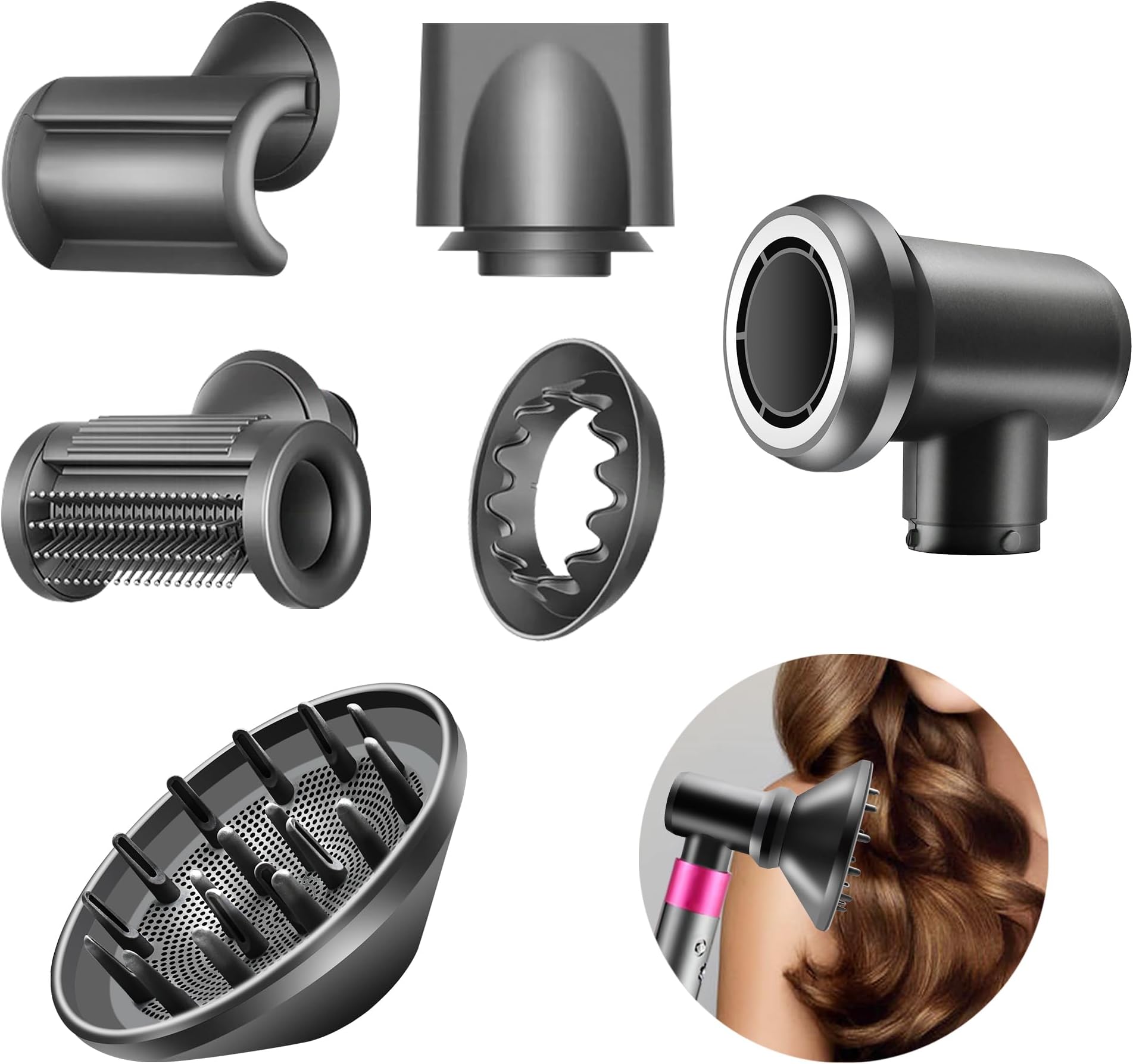 Amazon.com: Diffuser and Adaptor for Dyson Airwrap Styler, Hair Dryer ...