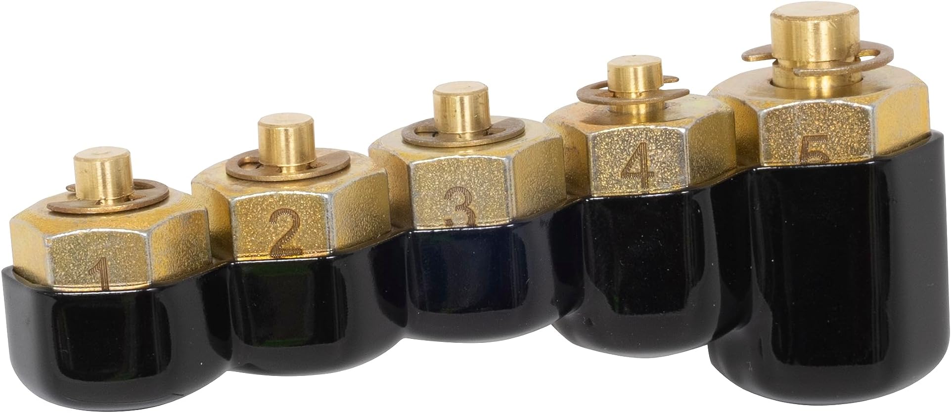 Amazon.com: Lisle 10810 Injector Rail Fuel Line Cap Set, 5 pc. : Automotive