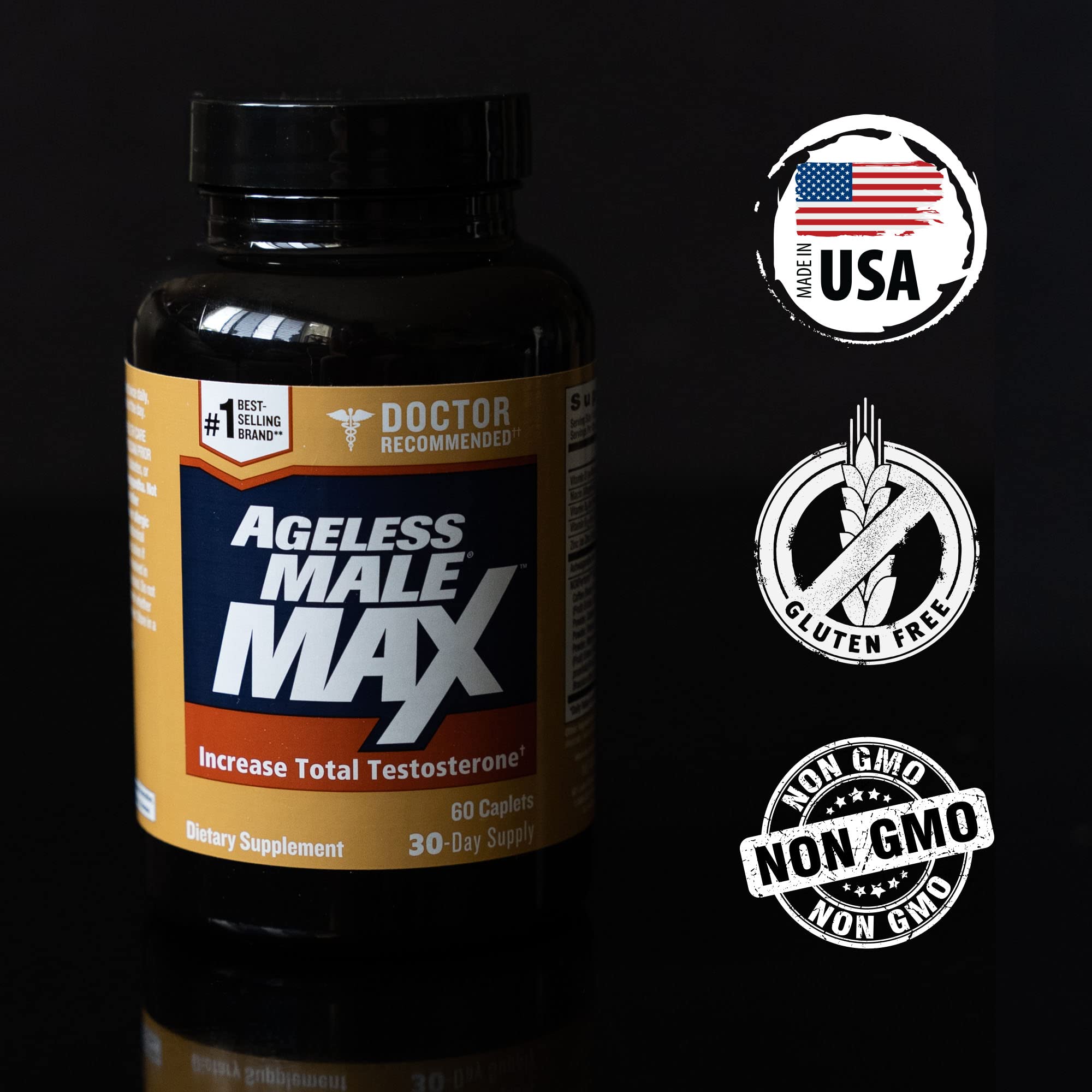 Ageless Male Max Ageless Male Max Total Testosterone + Nitric Oxide