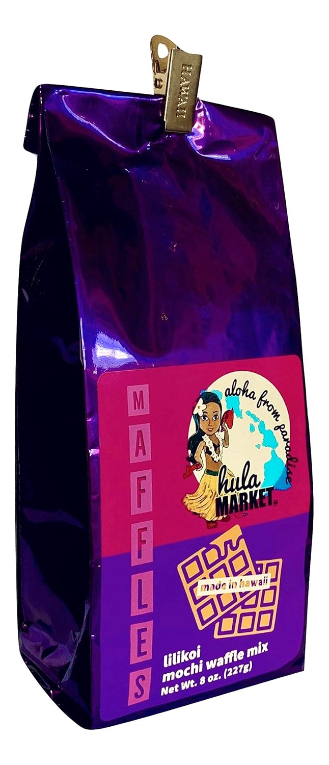Amazon.com : Hula Market Maffles Mochi Mix (Lilikoi Waffle) : Grocery ...