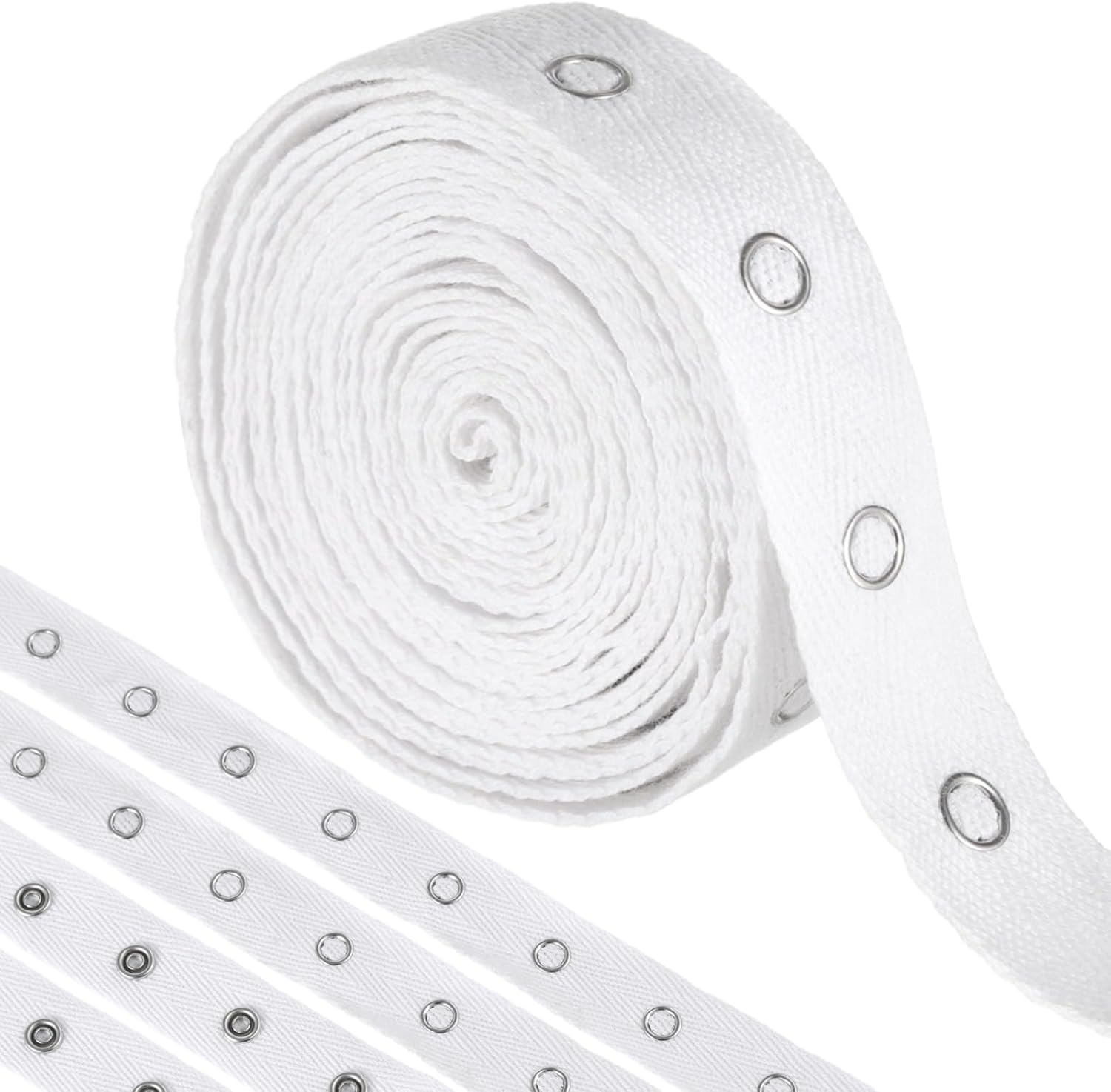 Amazon.com: 3 Yards White Snap Tape for Sewing by Yard, Metal Button ...