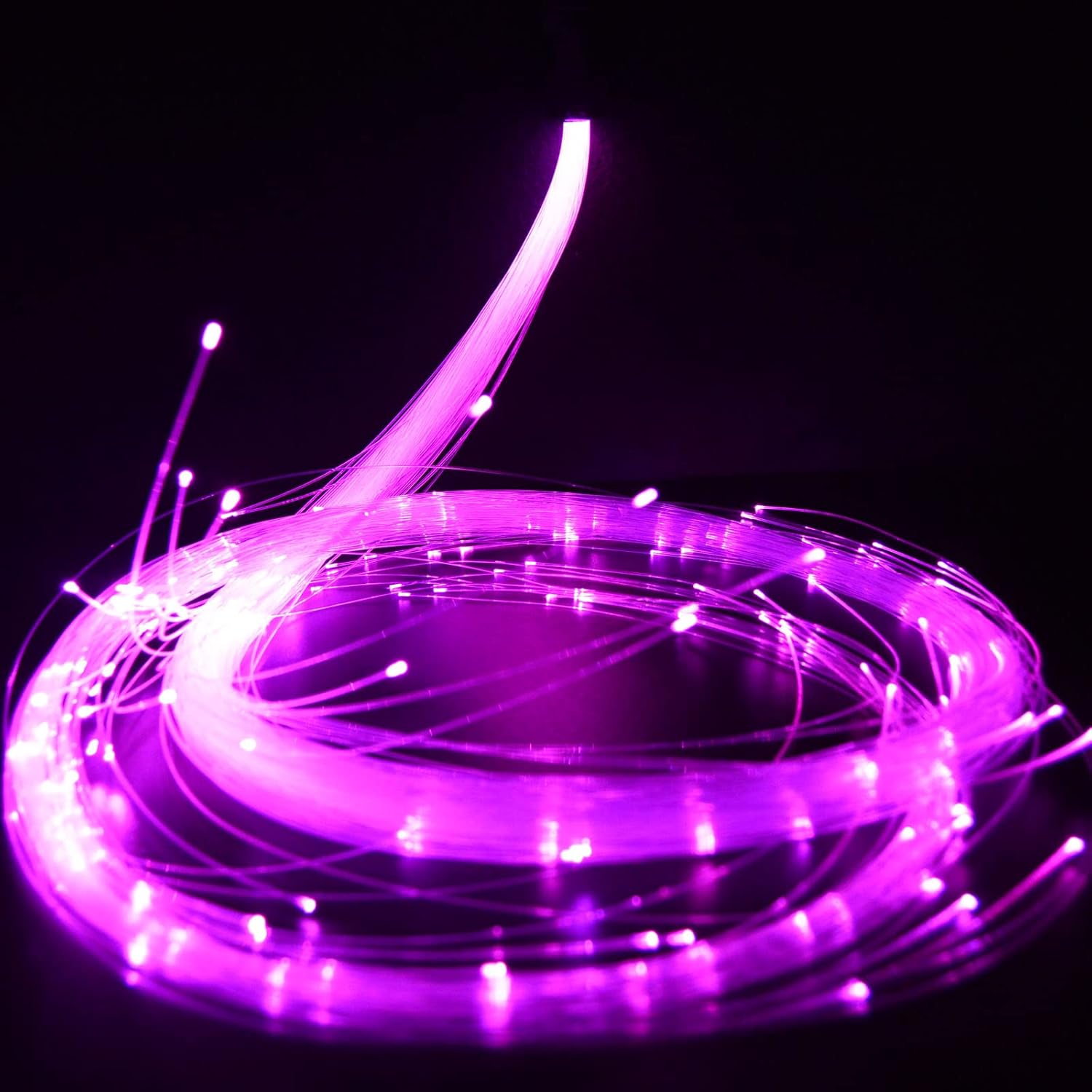 Amazon.com: BENEVIBE Space Whip LED Fiber Optic Light Rave Toys EDM ...