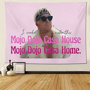 Amazon.com: UTELKA Mojo Dojo Casa House Tapestry Funny Meme Tapestries ...