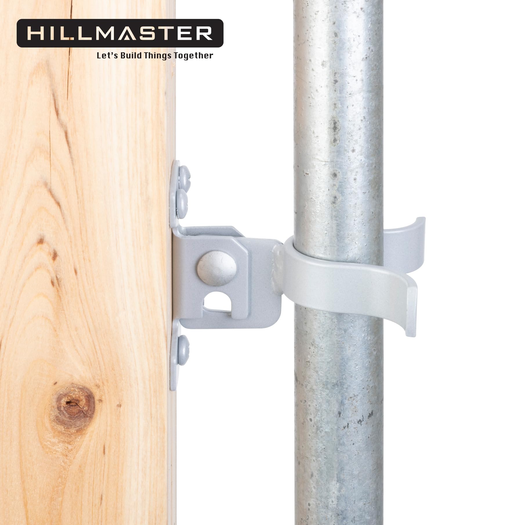 Snapklik.com : HILLMASTER 4 Pcs 1-3/8" Flat Back Wall Mount Chain Link ...