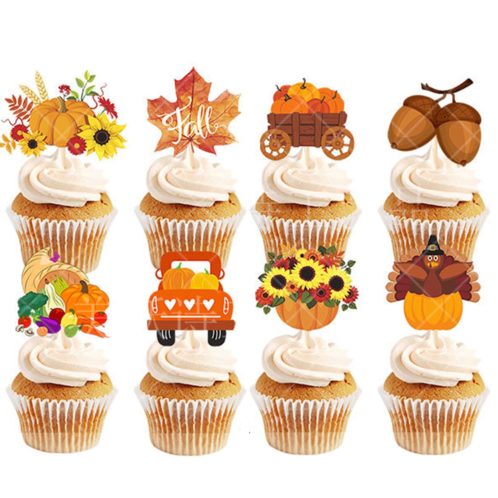 Thanksgiving Cupcake Toppers DIY Thanksgiving Place Cards And Pumpkin