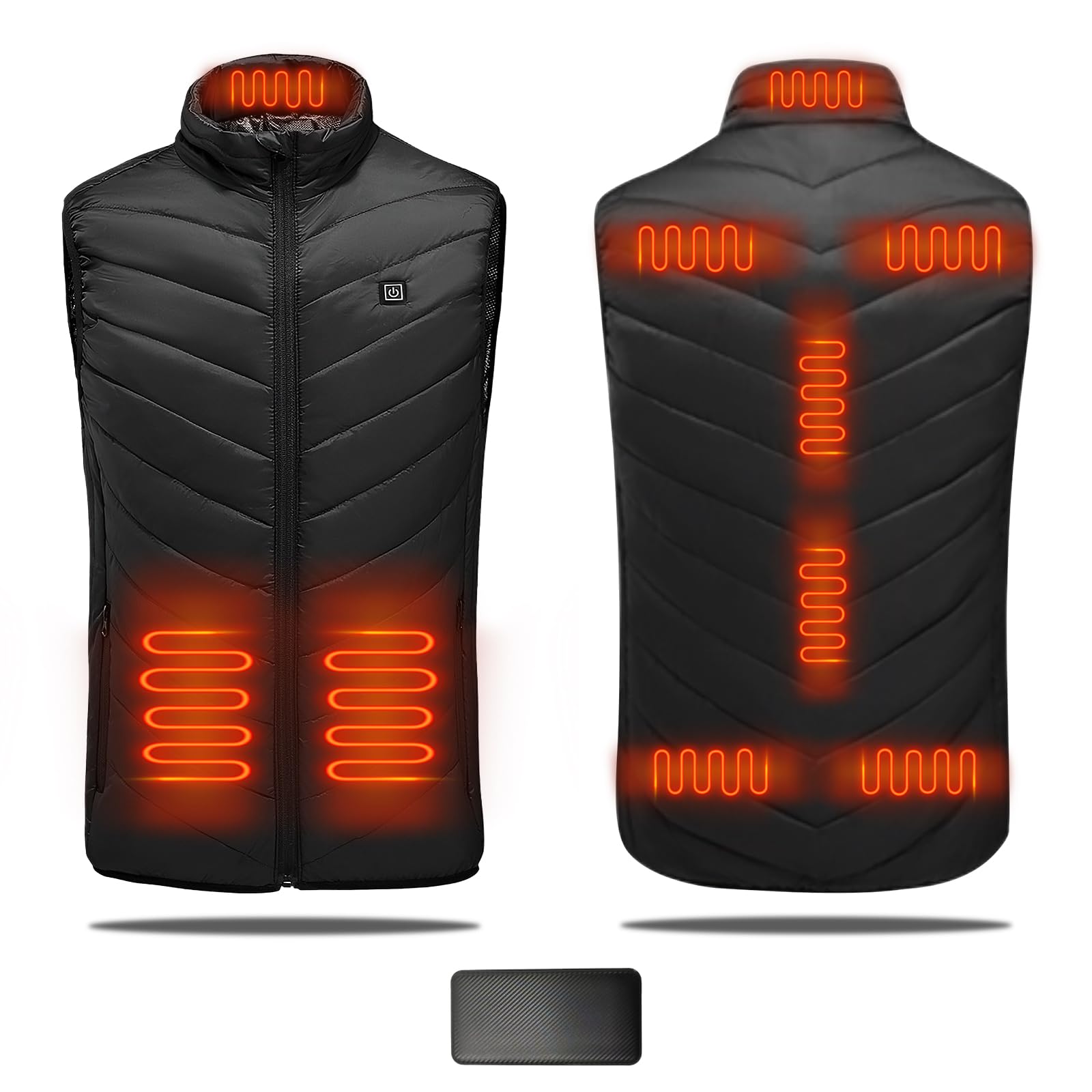 1 x Brand New JC GENS Men s Heated Vest, Electric Heated Vest with 3 A ...