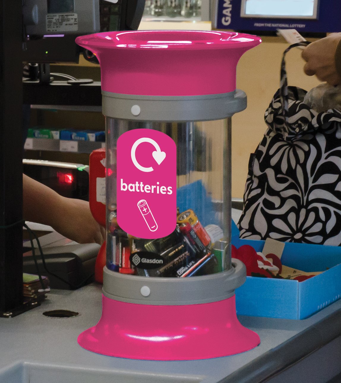 Buy Glasdon C-Thru 5 L Battery Recycling Tube (4 Colours) – Small ...