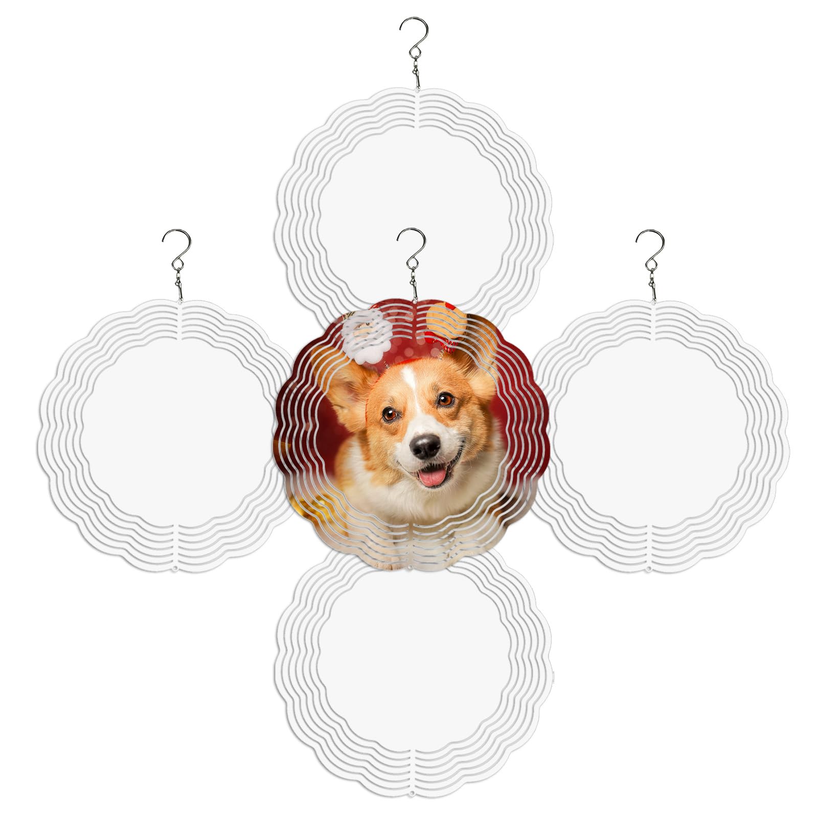 Amazon.com: 5 Pack Sublimation Wind Spinner Blanks 10 Inch Bulk Metal ...