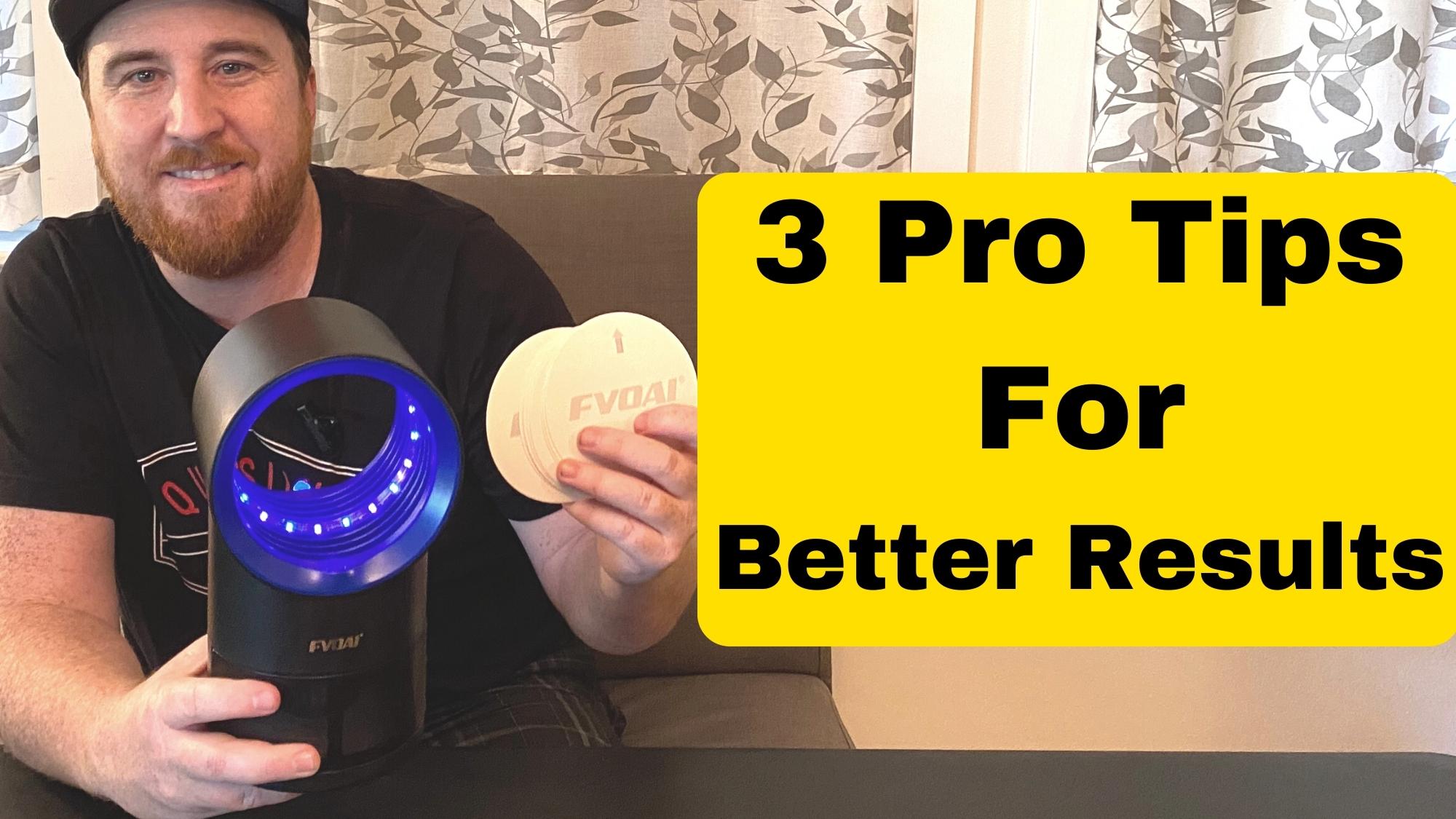 Watch Pro Setup Tips And Reveal! FVOAI Indoor Insect Trap Review. on ...