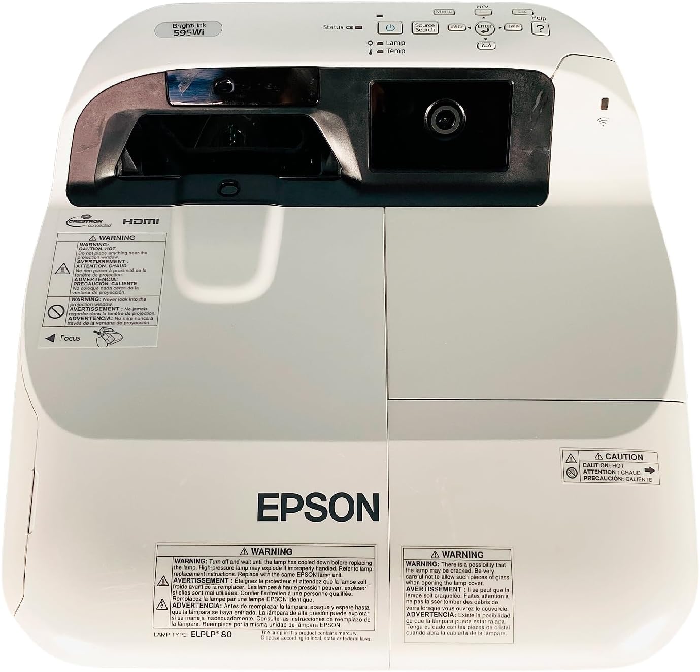 Amazon.com: Epson BrightLink 595Wi WXGA 3300 ANSI Interactive Projector ...