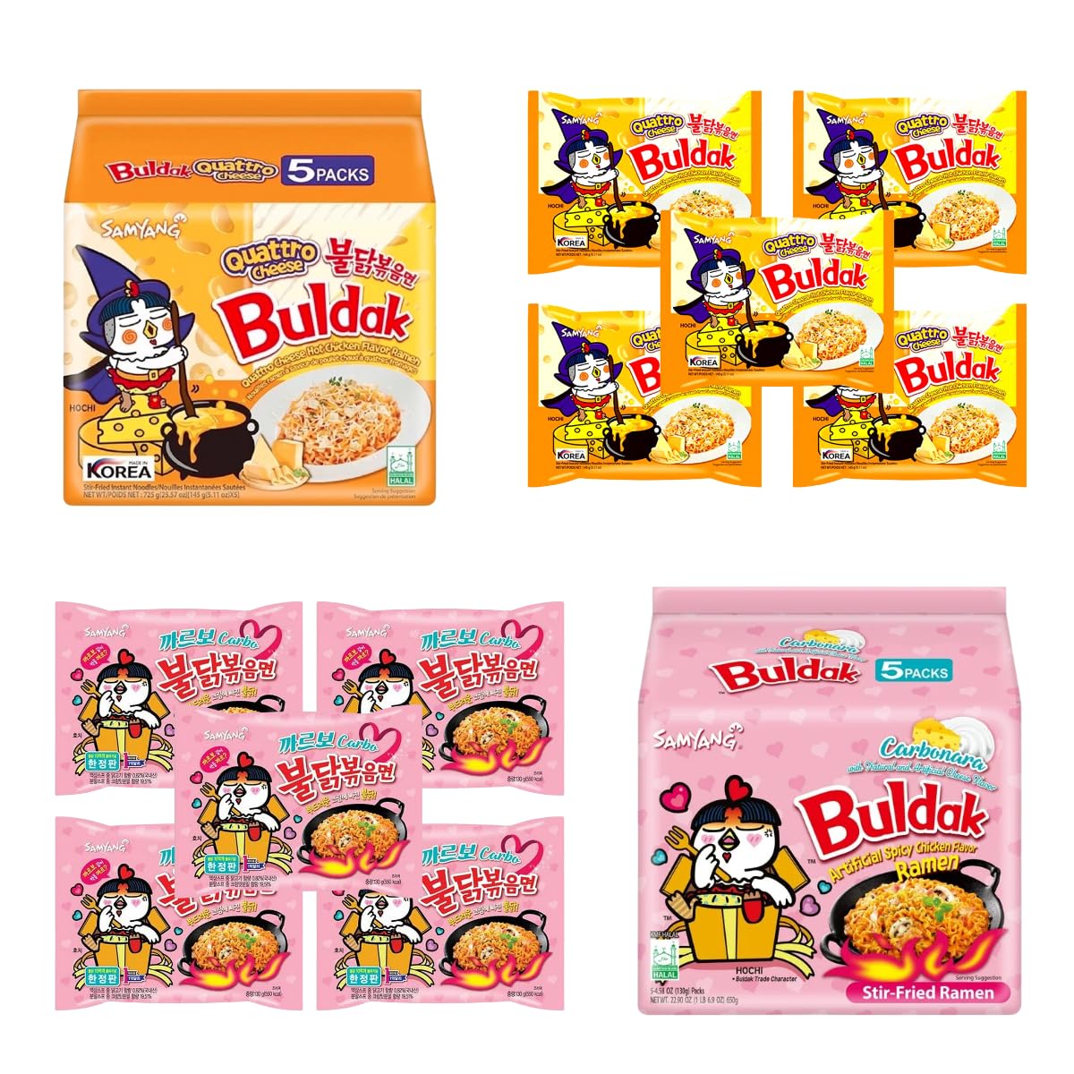 Samyang Buldak Spicy Ramen Variety Pack, 10 Count Philippines | Ubuy