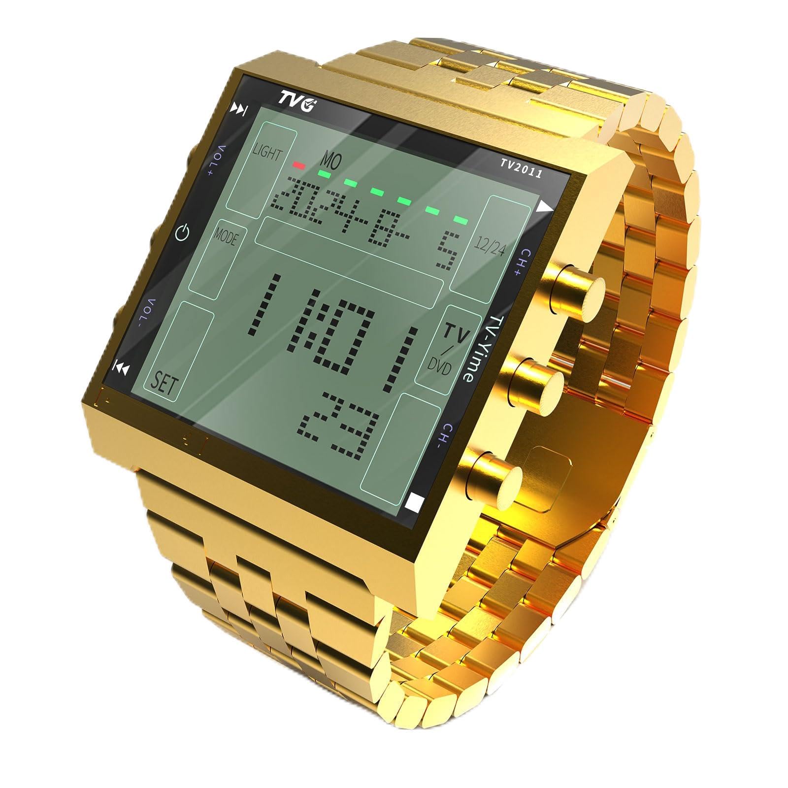 Amazon.com: TVG Men's Digital Watch,Military Sports Waterproof LED ...