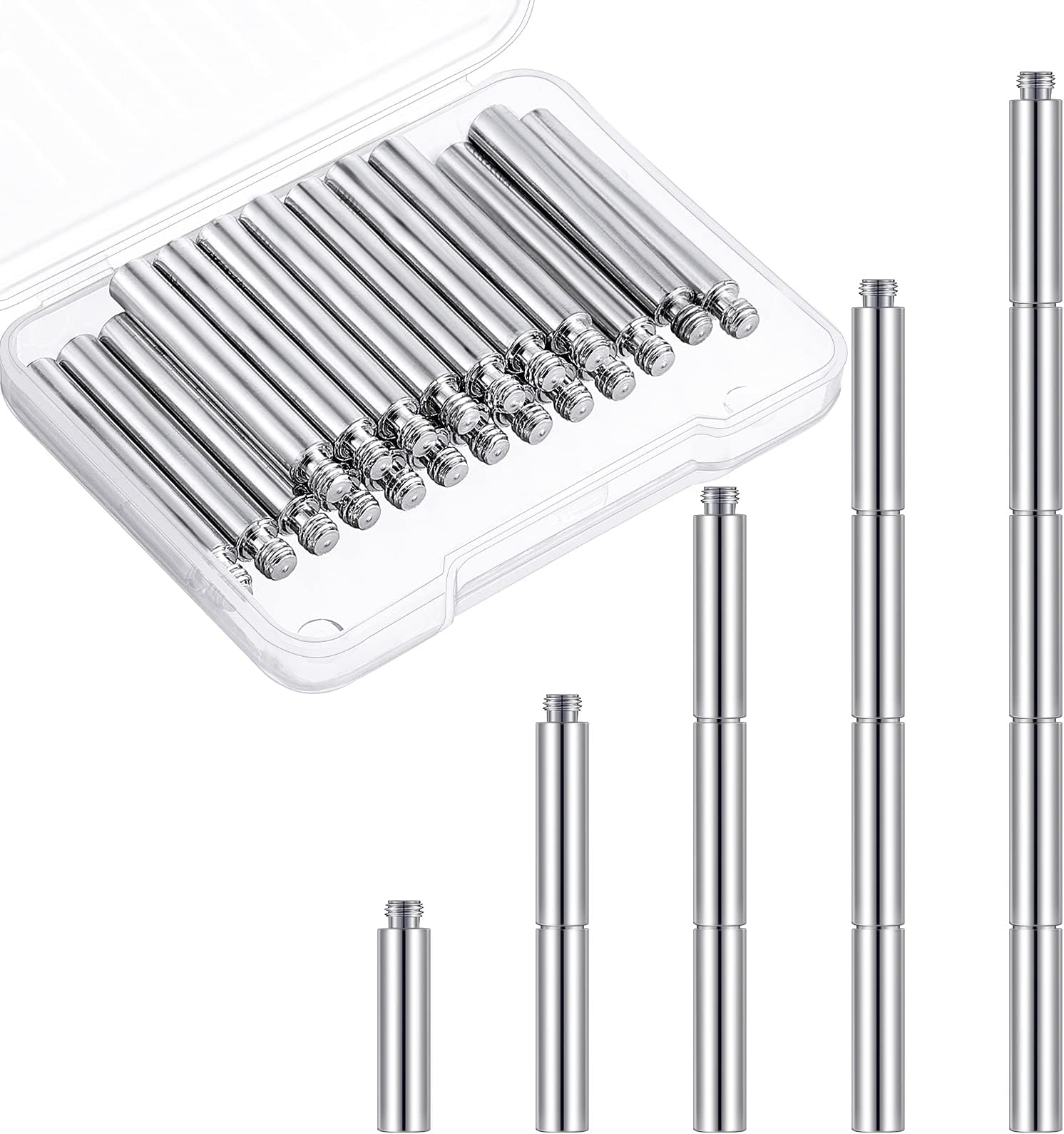 Amazon.com: 40Pcs Scrapbook Extension Posts Album Accessories Extension ...