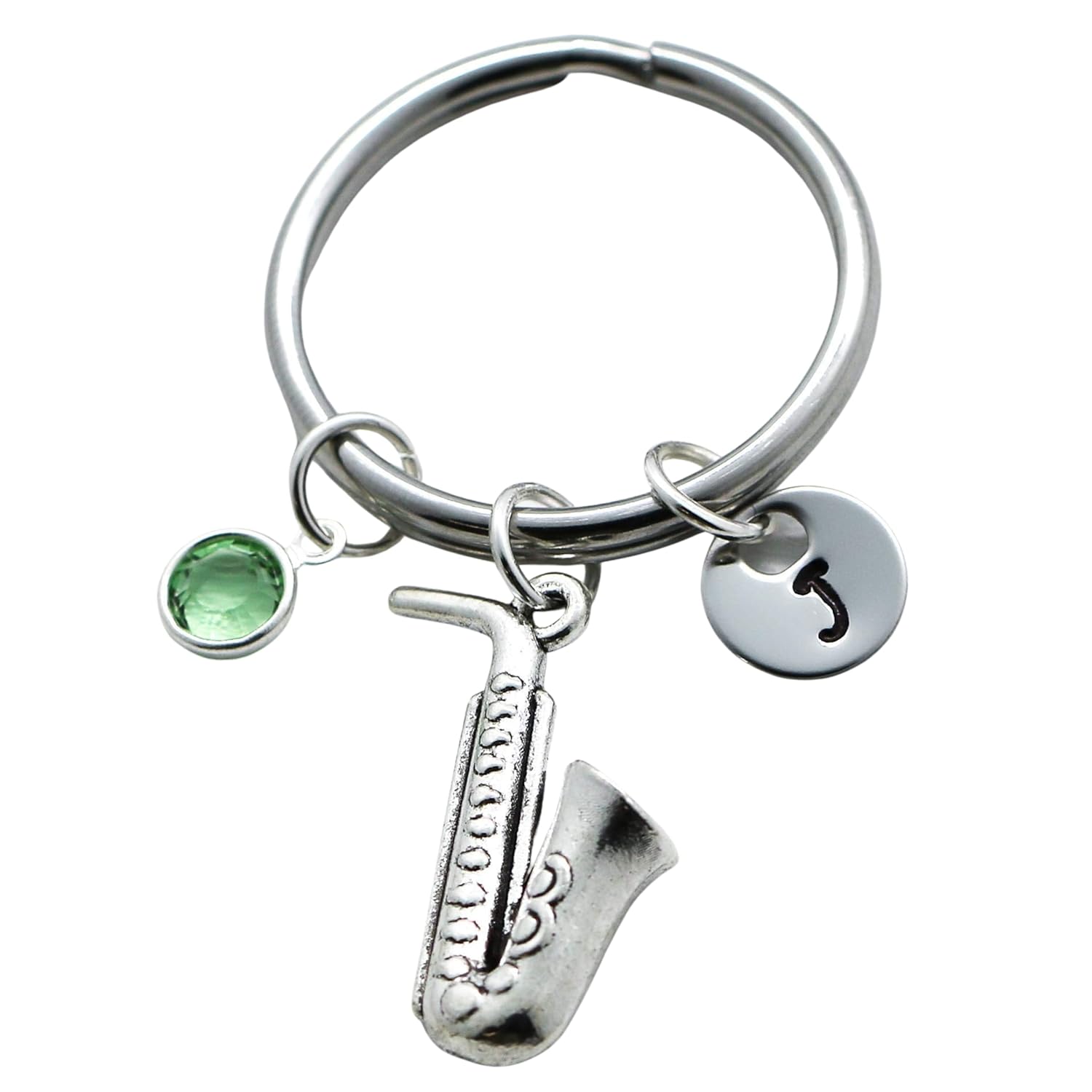 Amazon.com: Miniature Tenor Saxophone Keychain - Music Themed Band ...