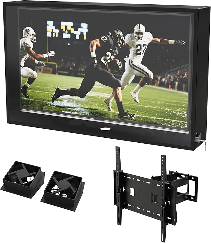 Amazon.com: Ageszoe 40-43 inch Clear Weatherproof Outdoor TV Cover ...