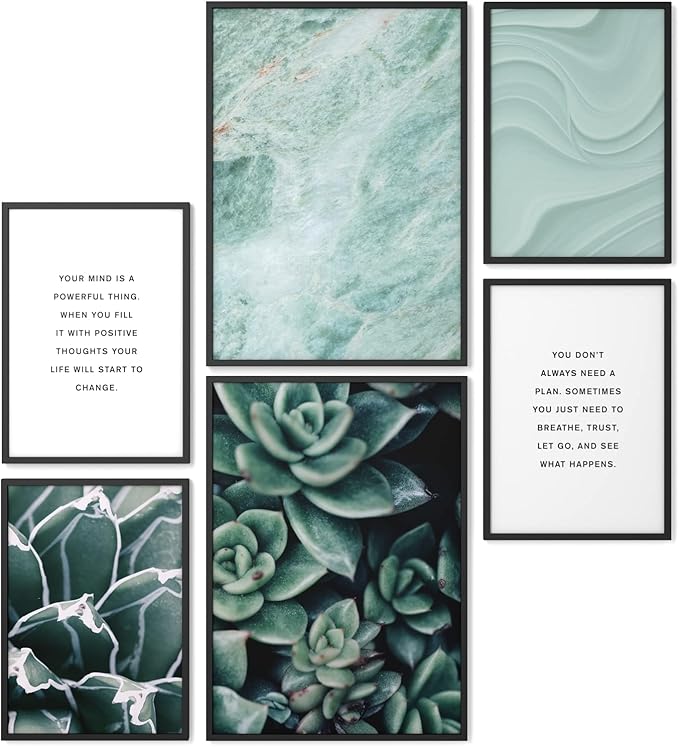 Papierschmiede® Mood Poster Set Green Resistance, Bilder Wohnzimmer ...