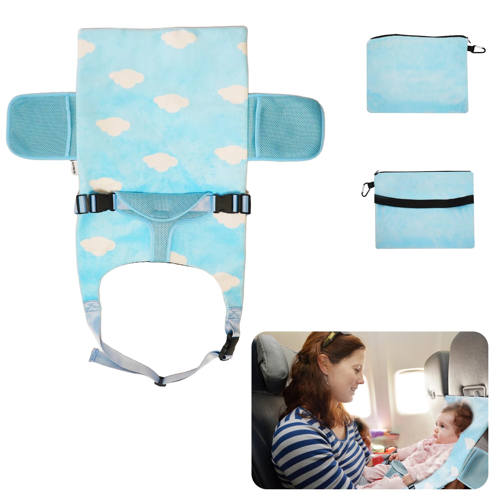 Amazon.com: Baby Travel Bed, Baby Airplane Bed, Toddler Airplane Seat ...