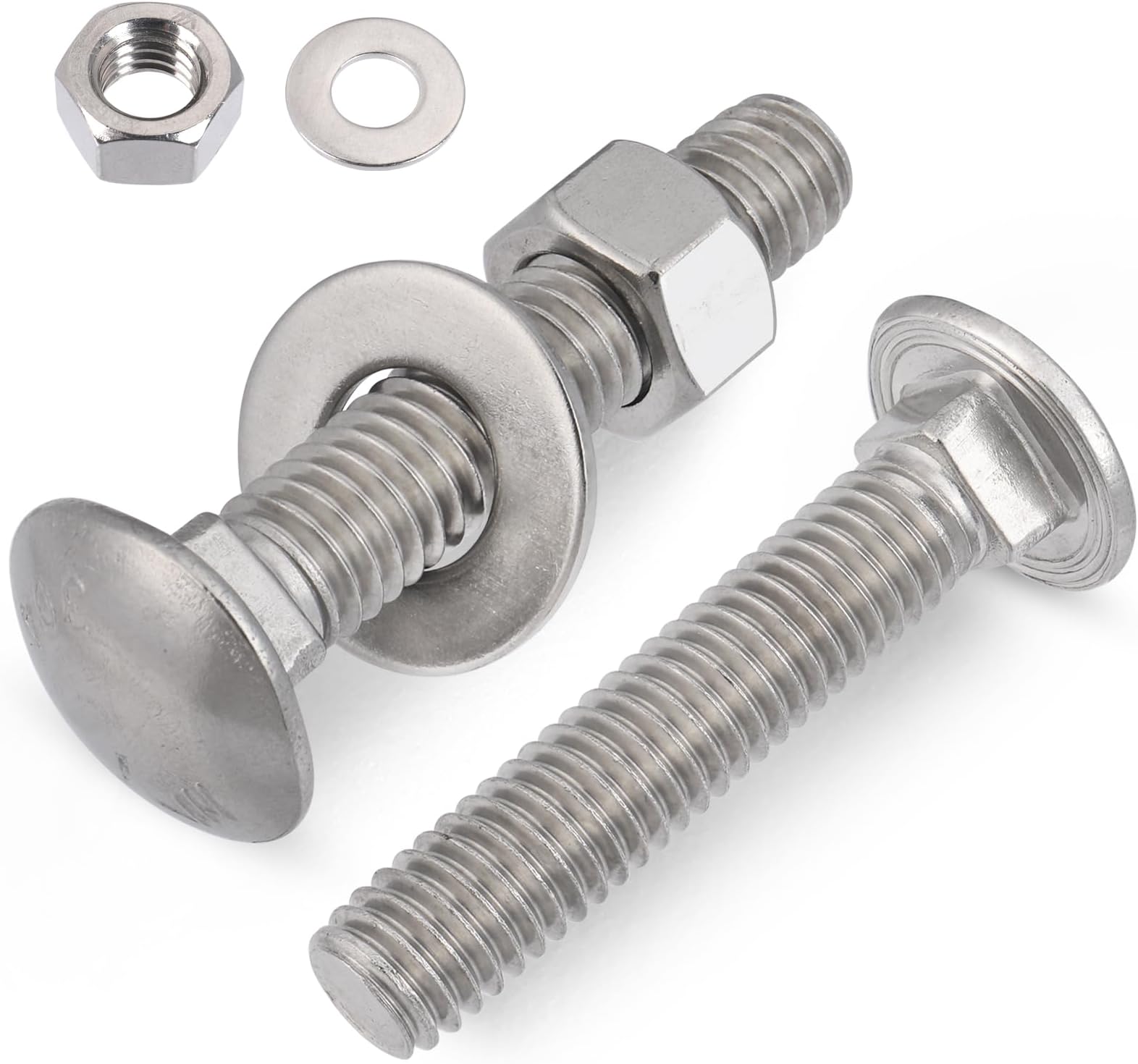 Amazon.com: Hillman Group Galvanized Carriage Bolt 5/8” x 8”, 25 Count ...