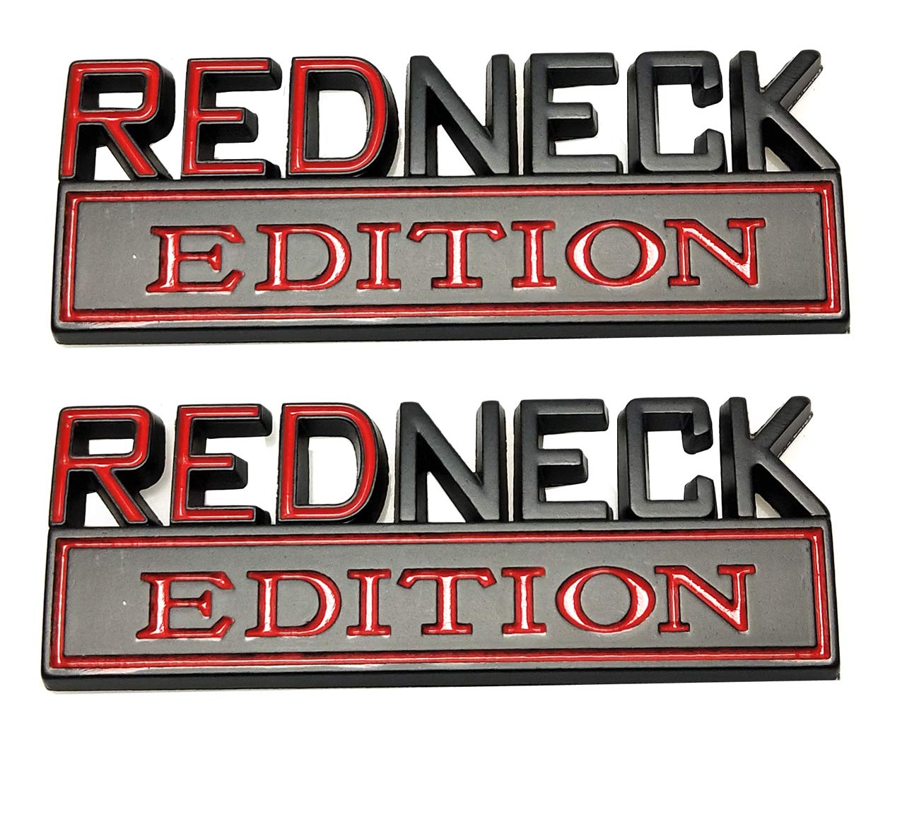 Amazon.com: Redneck Edition Truck Emblems Car Boat 3D Decal Logo ...