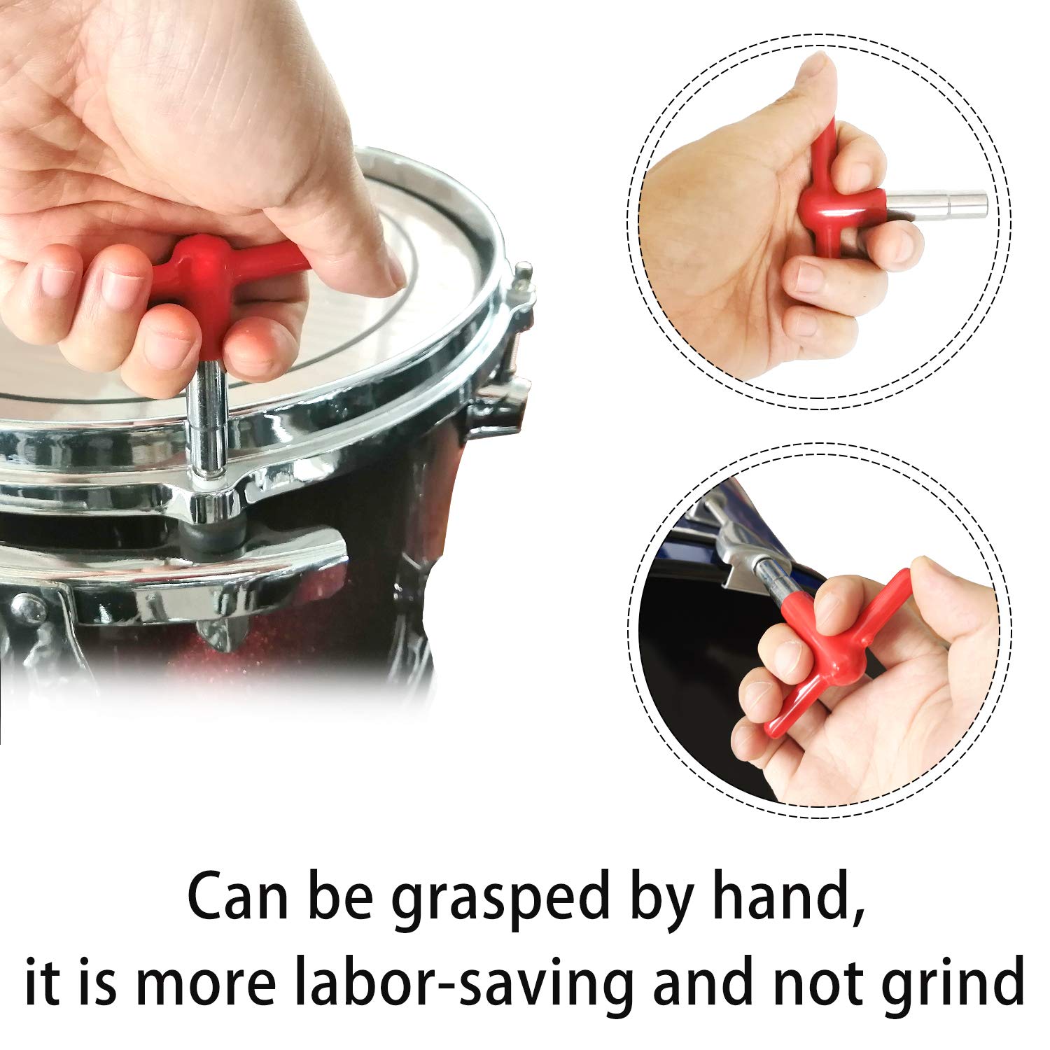 Snapklik.com : EASTROCK High Torque Drum Keys Pack Of 4