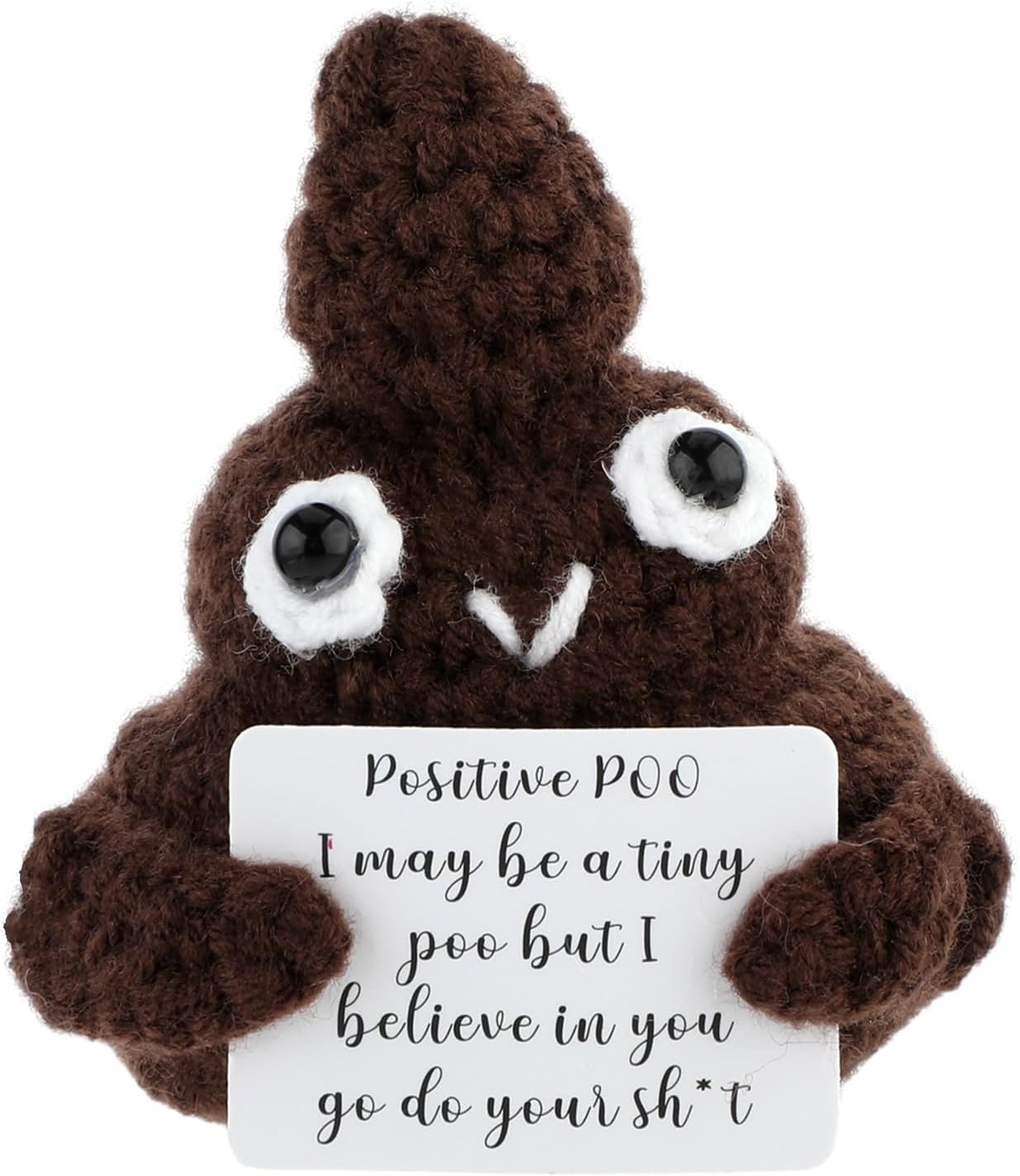 Amazon.com: JoyChoi Positive Potato & Positive Poo Crochet Dolls ...