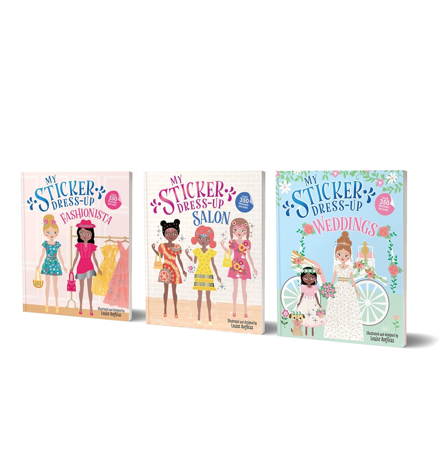 My Sticker Dress-Up Fabulous Fashionistas Bundle: 1050+ Reusable ...