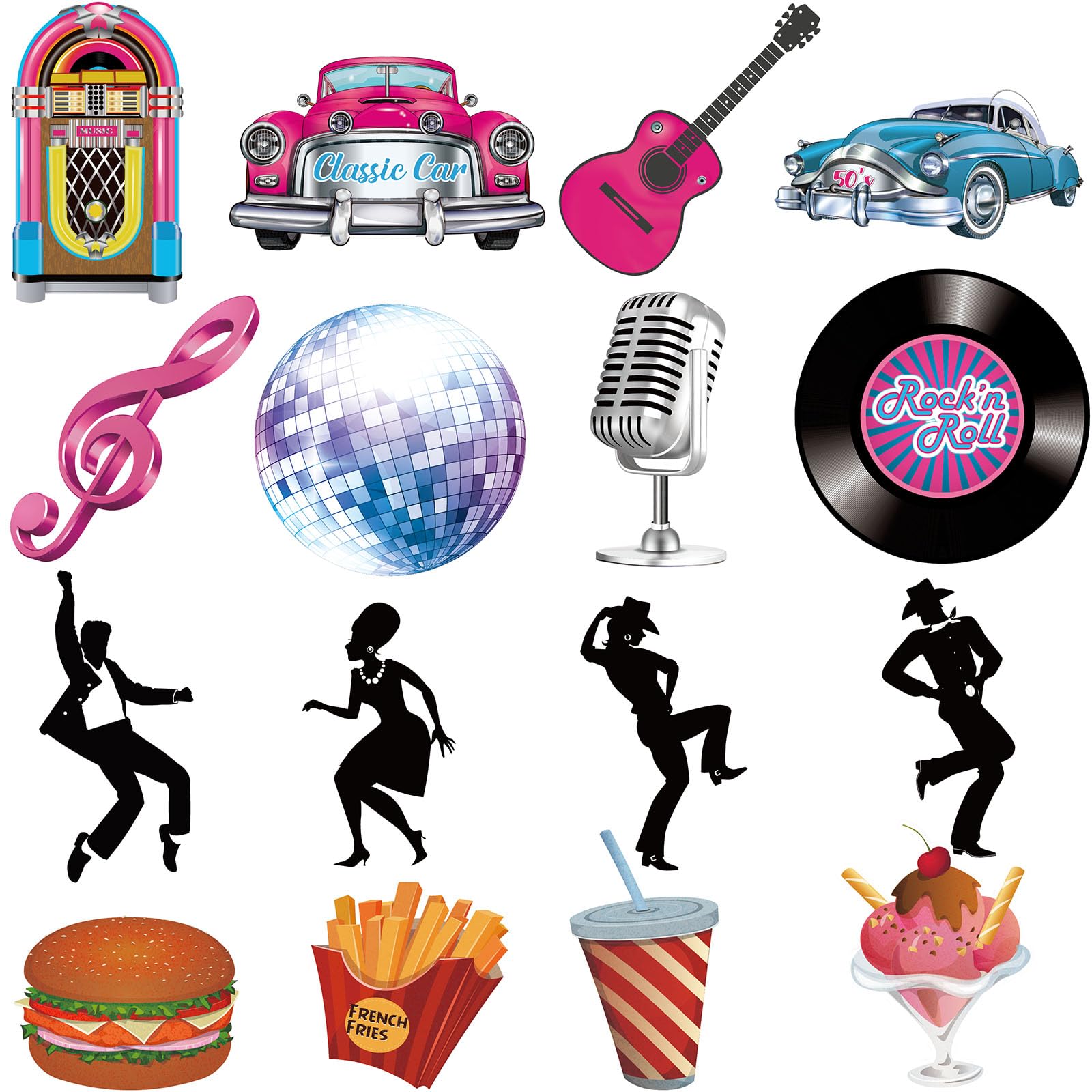 50s Rock And Roll Clipart