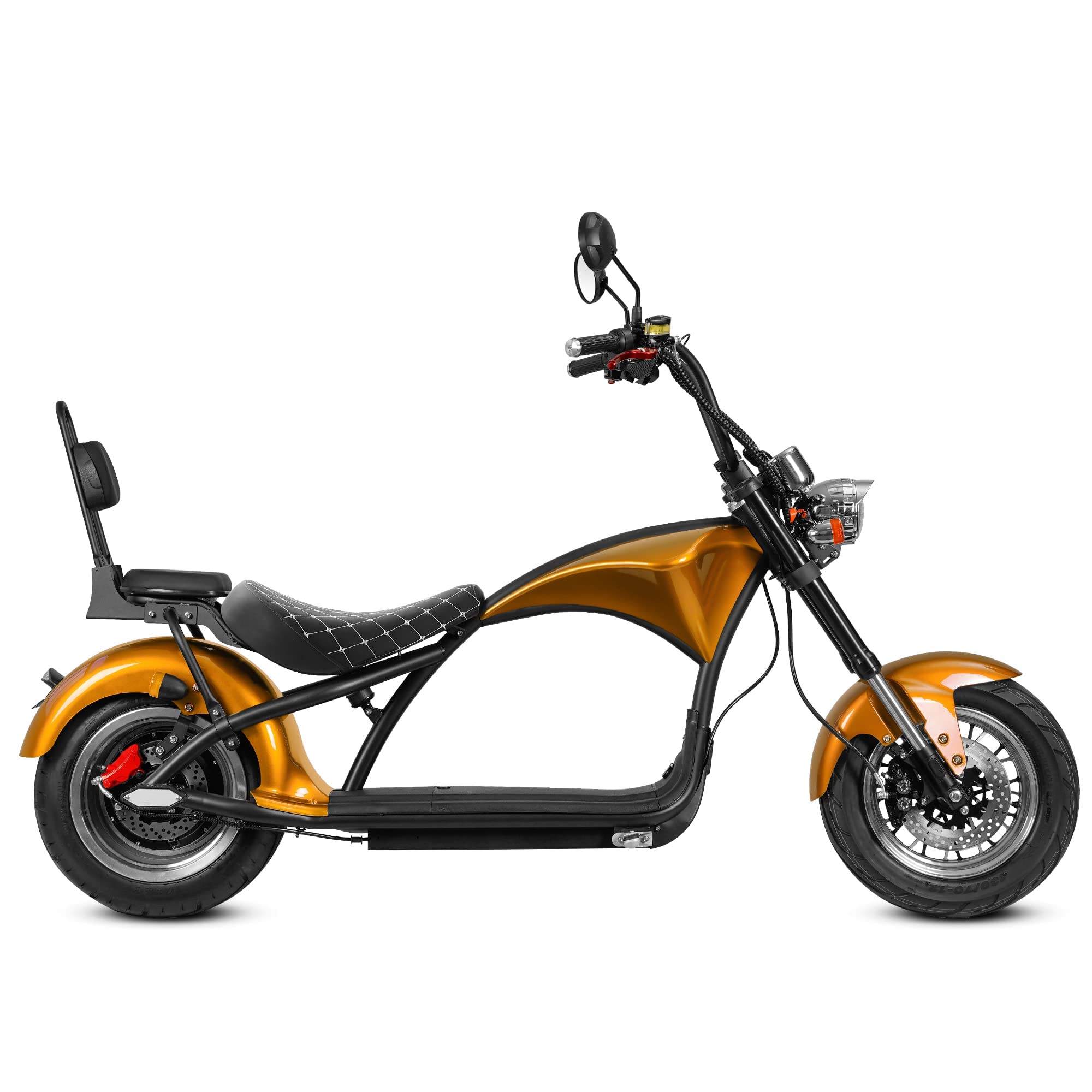 Buy DOT Approved M1 2 Seat 2000W 37Mph Electric Motorcycle for Adults ...