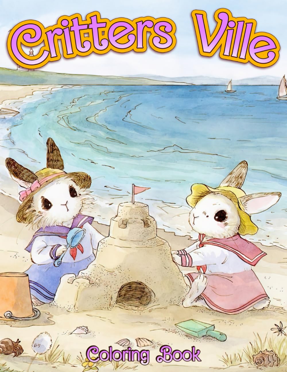 Amazon.com: Critters Ville Coloring Book: Adorable Town Coloring Pages ...