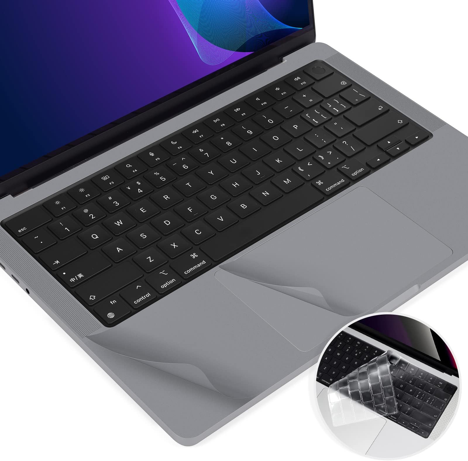 Amazon.com: CaseBuy MacBook Pro 13 inch Palm Rest Protector, Wrist Rest ...