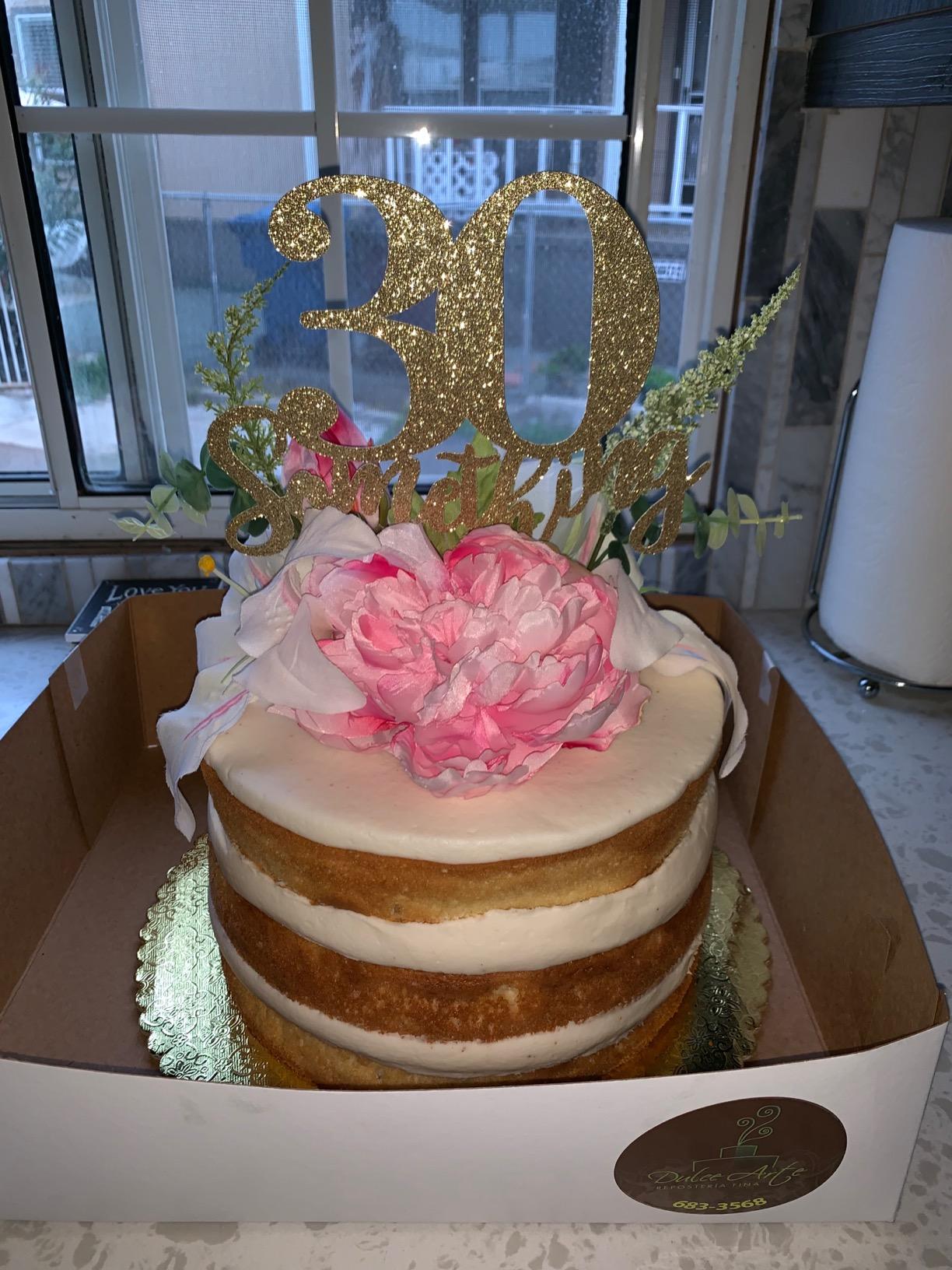 Amazon.com: 30 Something Cake Topper, Birthday Cake Topper, 30th Birthday, Happy 30th Birthday ...