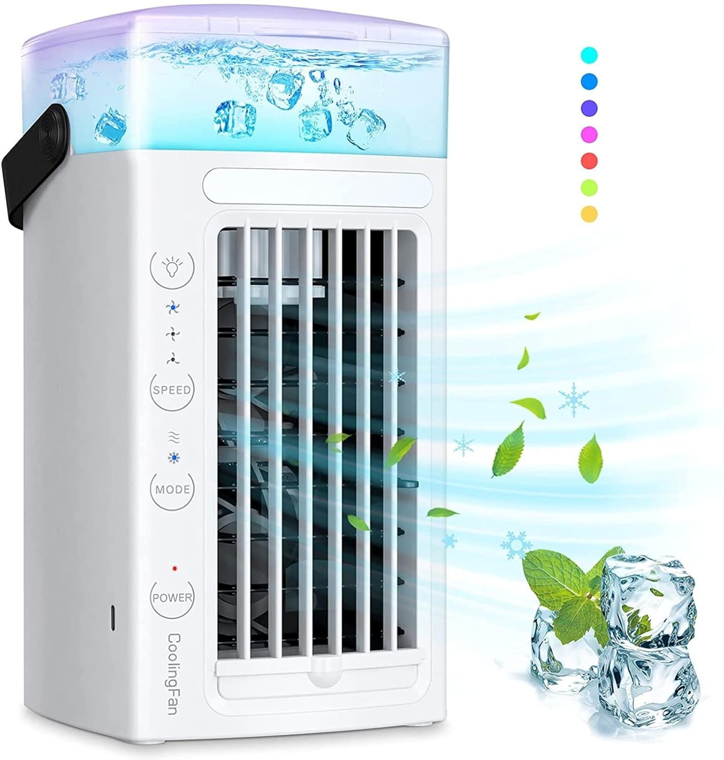 Ubervia® Portable Air Conditioner Fan, Easy To Clean Air Coolers For ...