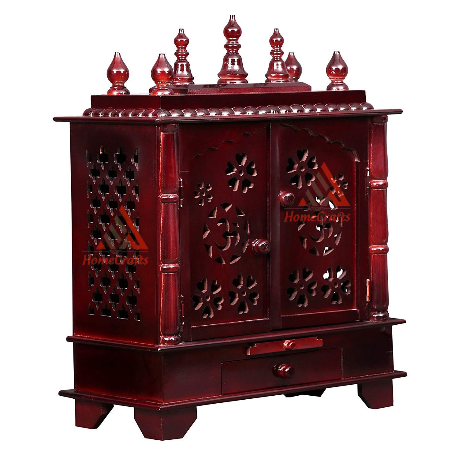 Amazon.com: Home Temple, Wooden Temple, Pooja Mandir for Home : Home ...