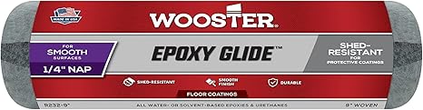 Amazon.com: Wooster Brush R232-9 Epoxy Glide Roller Cover, 1/4-Inch Nap ...
